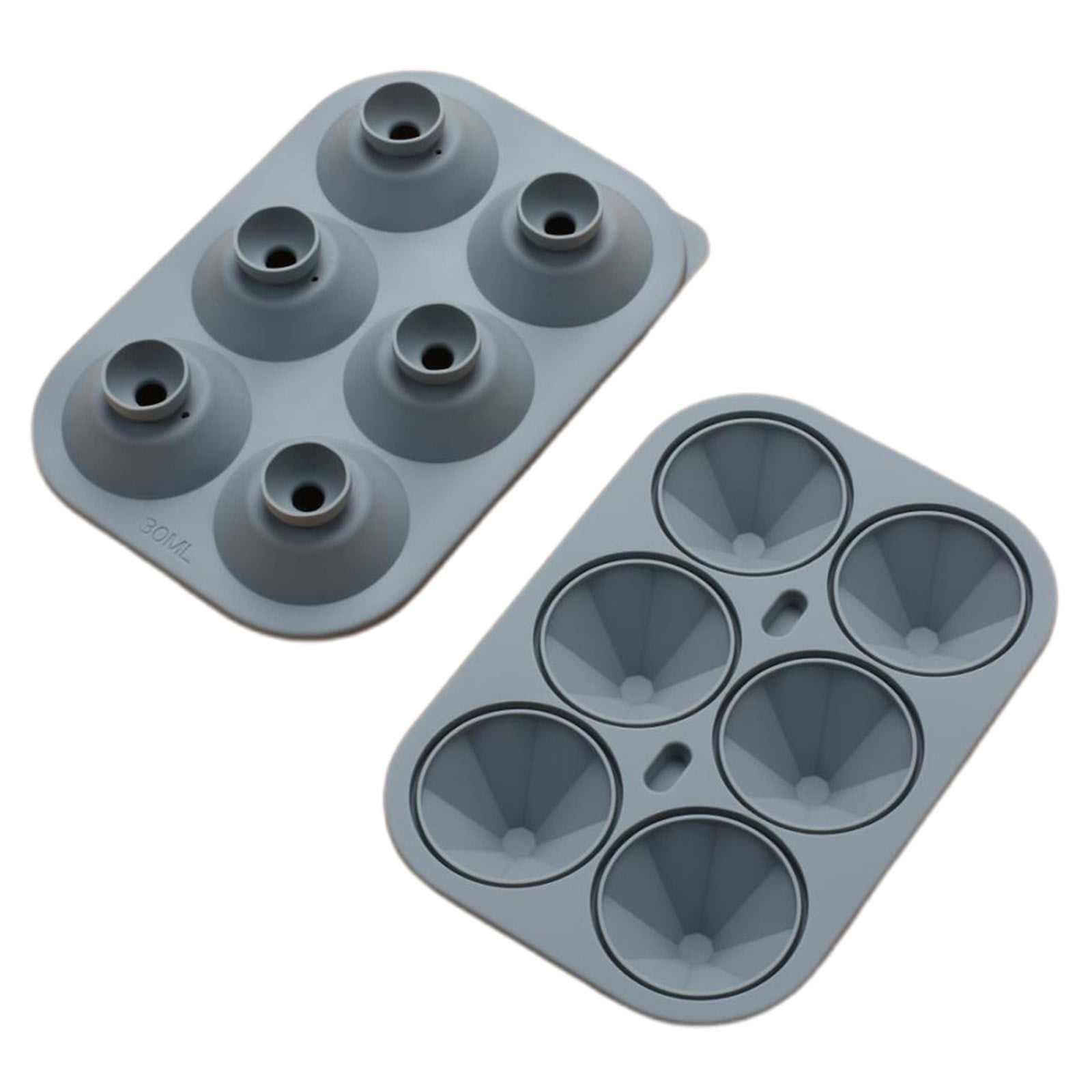 Ice Cube 6 Ice Maker Easy Release Large Ice Cube form for Chilled Juice ...