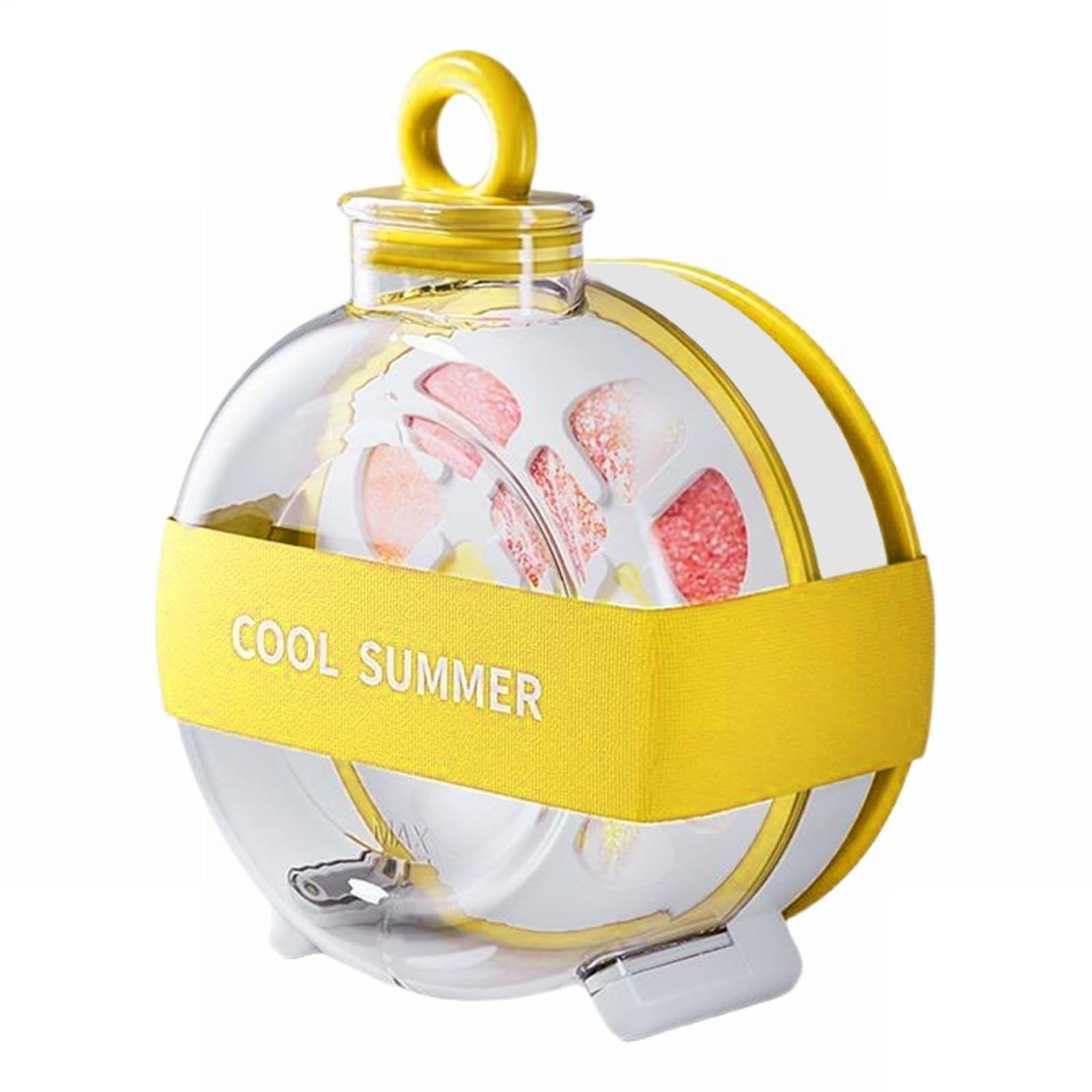 Ice Cube Bottle with Straw, Ongmies Silicone Ice Cube Tray Bottle ...