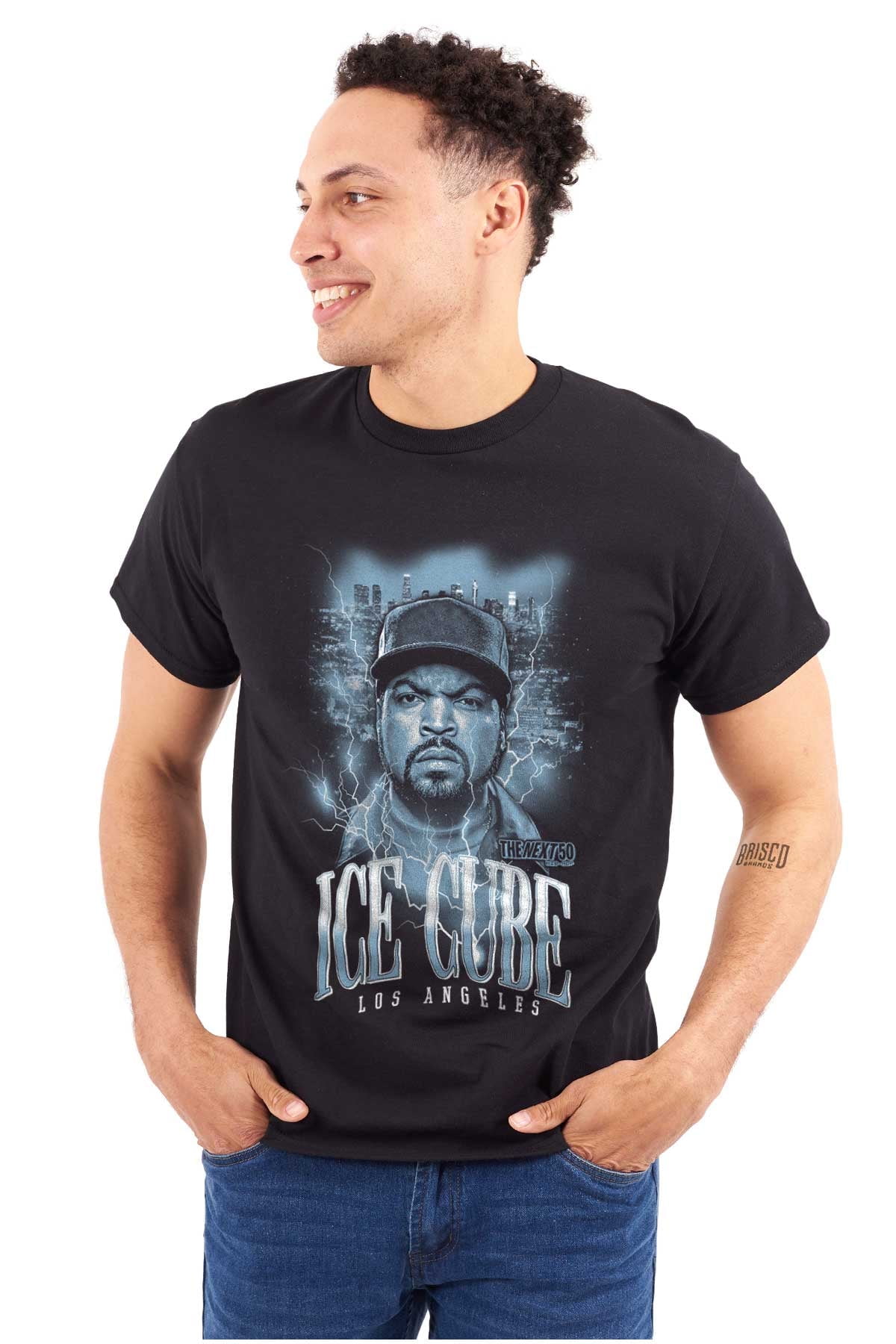 Ice Cube Los Angeles Next 50 Hip Hop Men's Graphic T Shirt Tees Brisco Brands 2X - Walmart.com