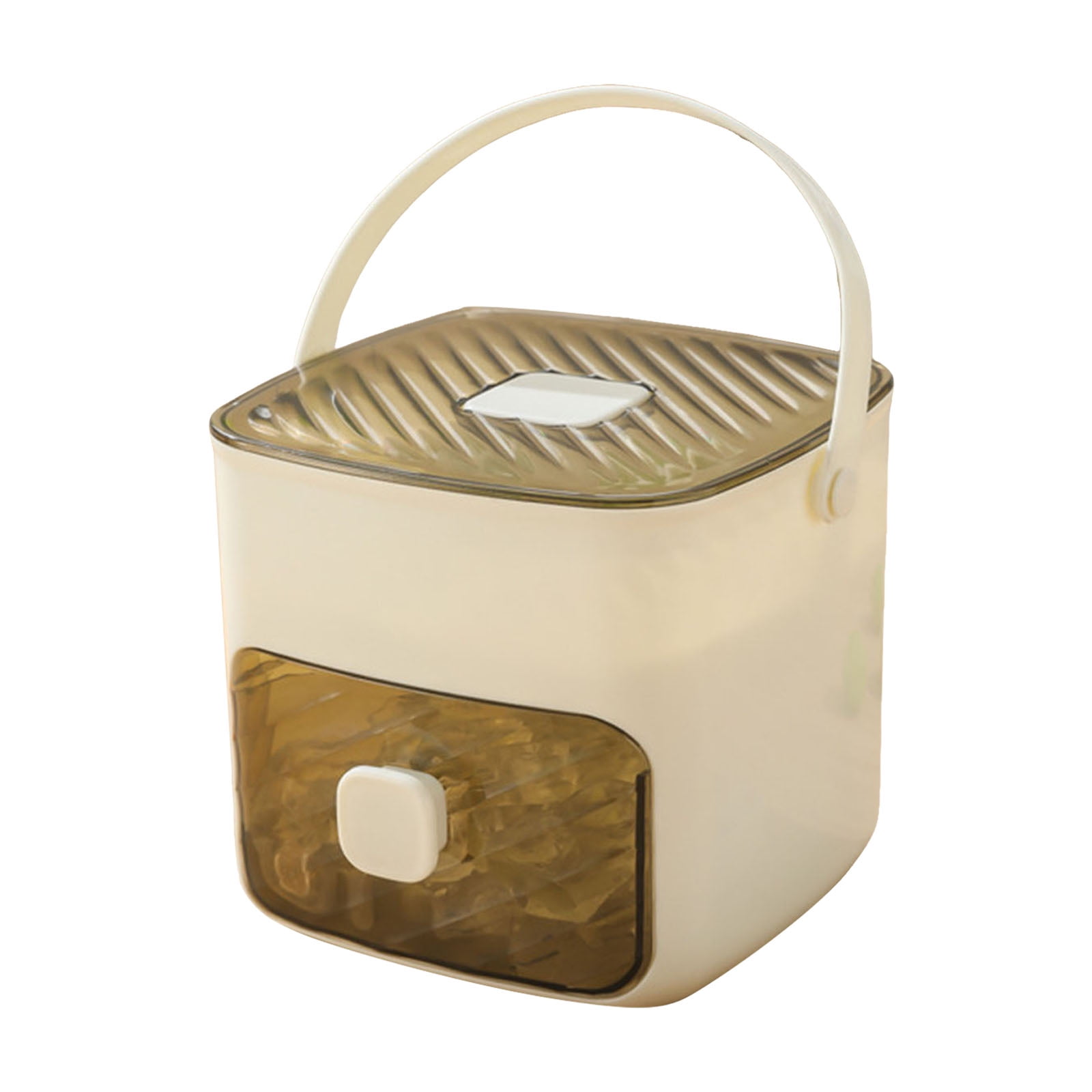 Ice Cube Maker with Tray and Storage Bin, Colorful Ice Cube Storage ...