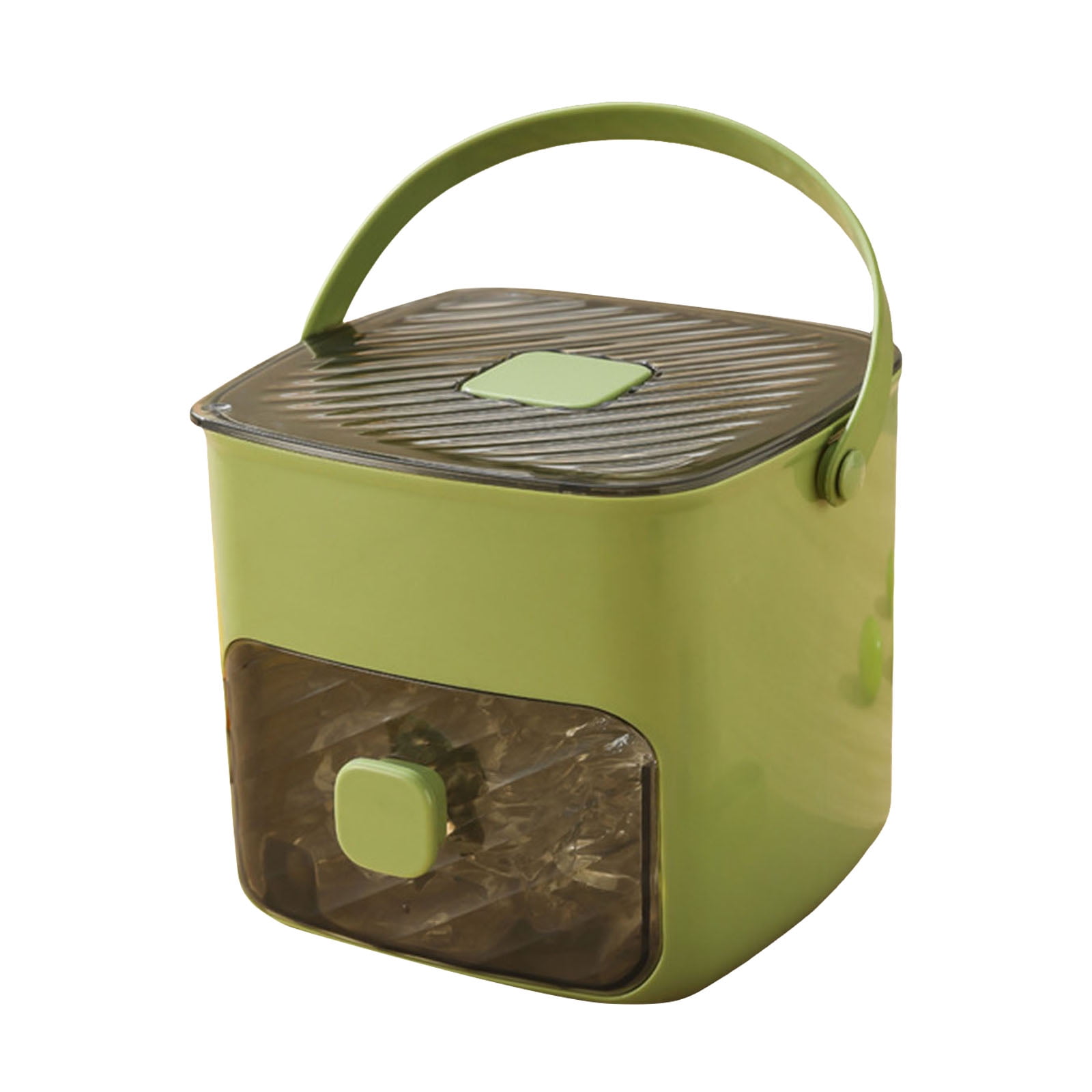 Ice Cube Maker with Tray and Storage Bin, Colorful Ice Cube Storage ...