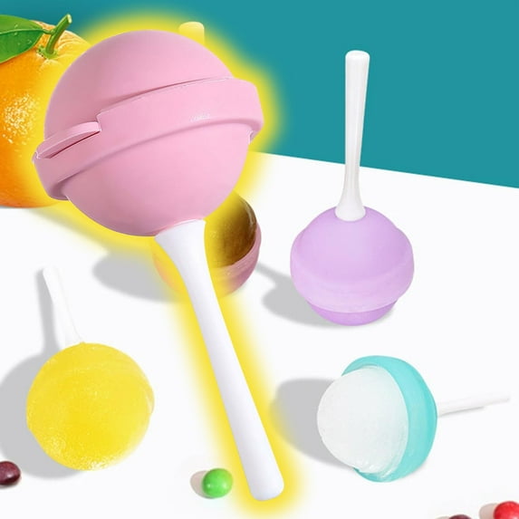 Ice Cube Mold," Grade Silicone Lollipop Ice " Household Ice Box + Ice ...