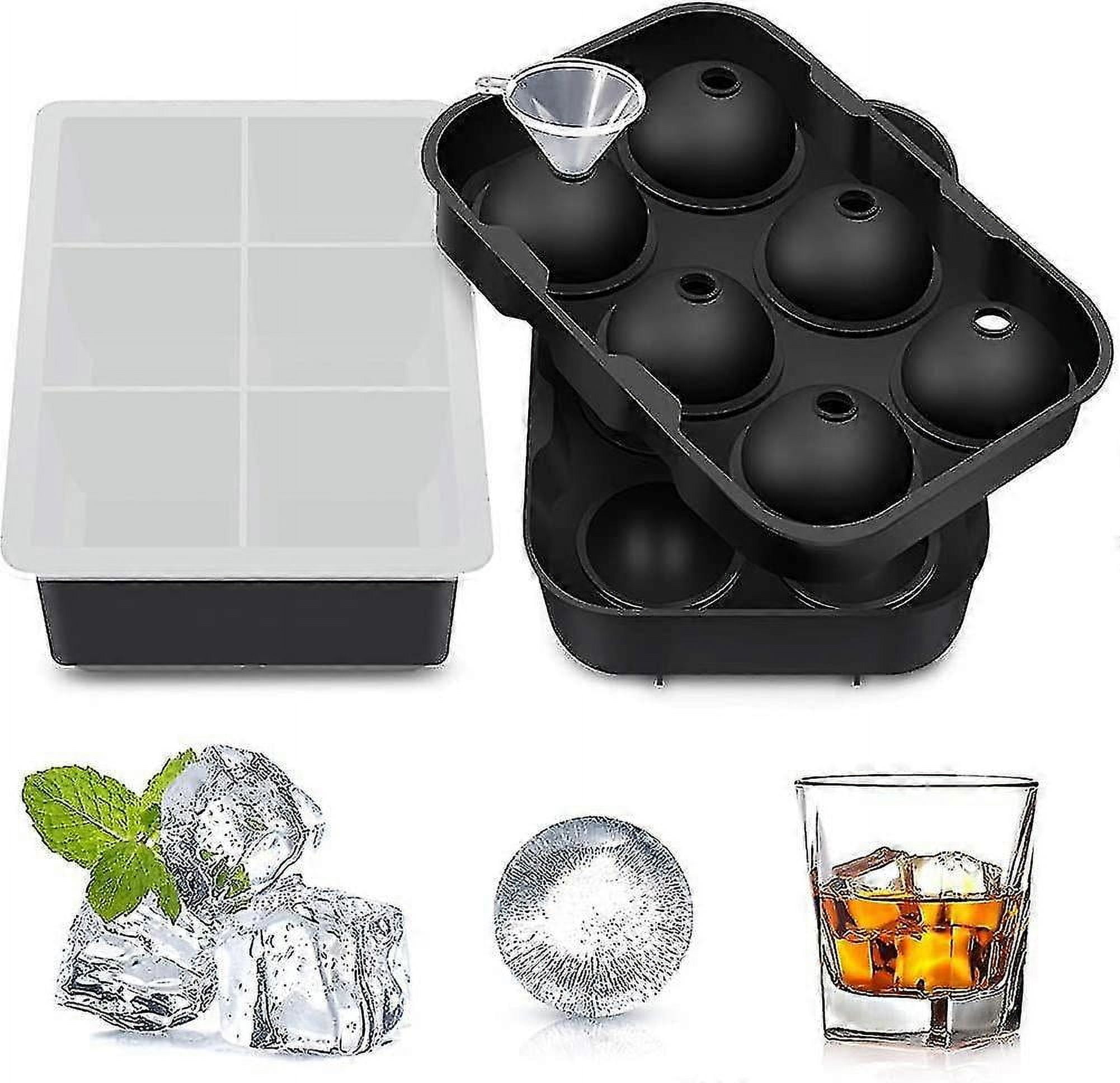 Ice Cube Mold Silicone Large Ice Cube Mold Square Ice Cube Mold With ...