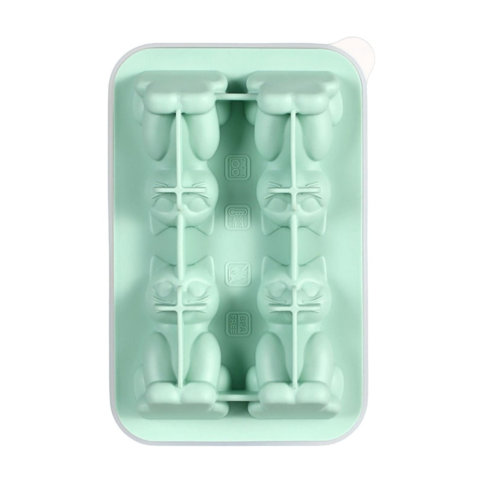 Ice Cube Mold, Slow-Melting & BPA-Free Silicone Varied Shaped Ice Cube ...