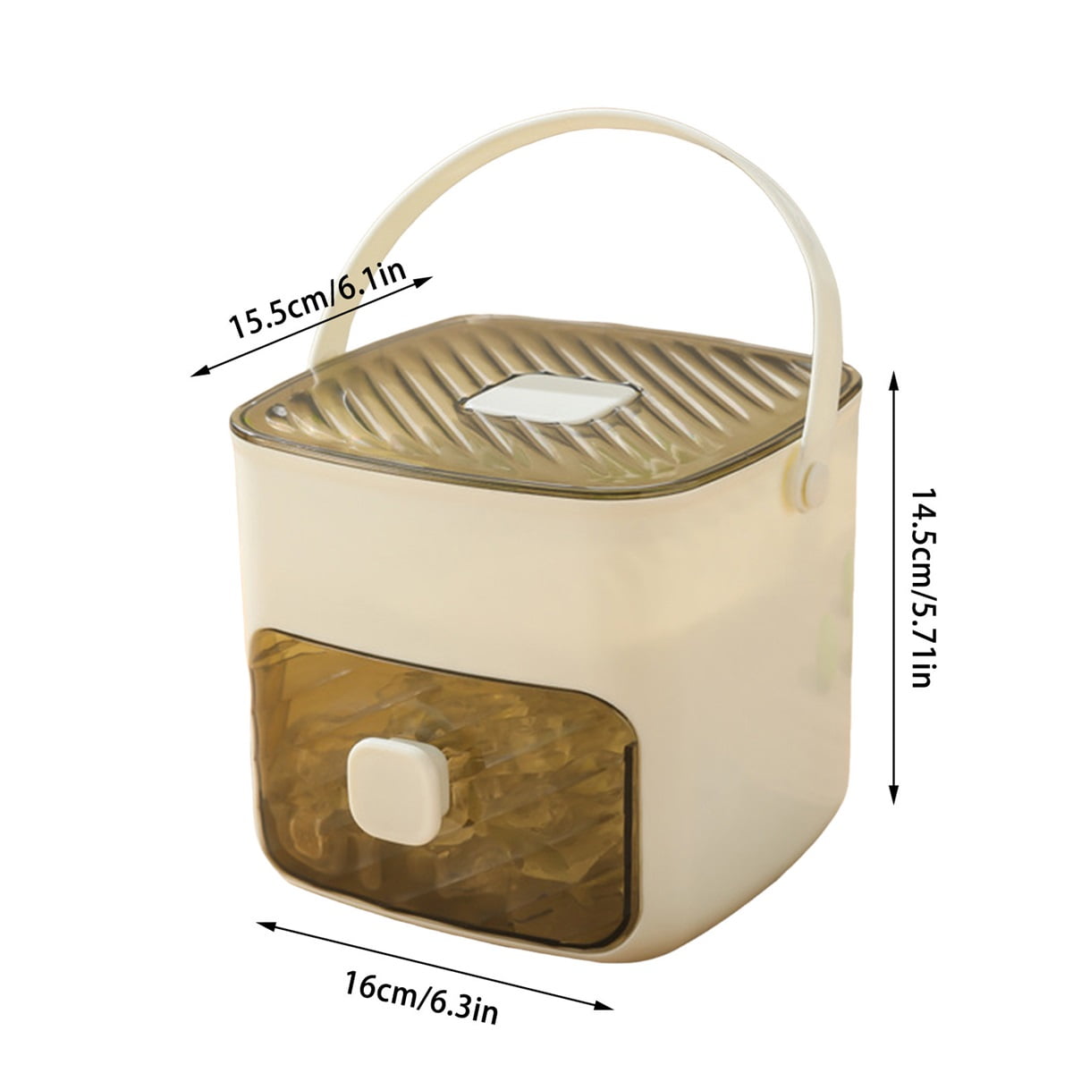 Ice Cube Molds & Tray with Lid for Freezer,Double layer Ice Maker ...