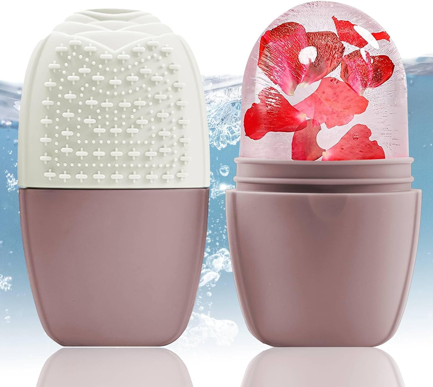 Ice Cube Roller Massager for Face, Eyes and Neck Naturally Conditioning and Skin Care,De-Puff ...