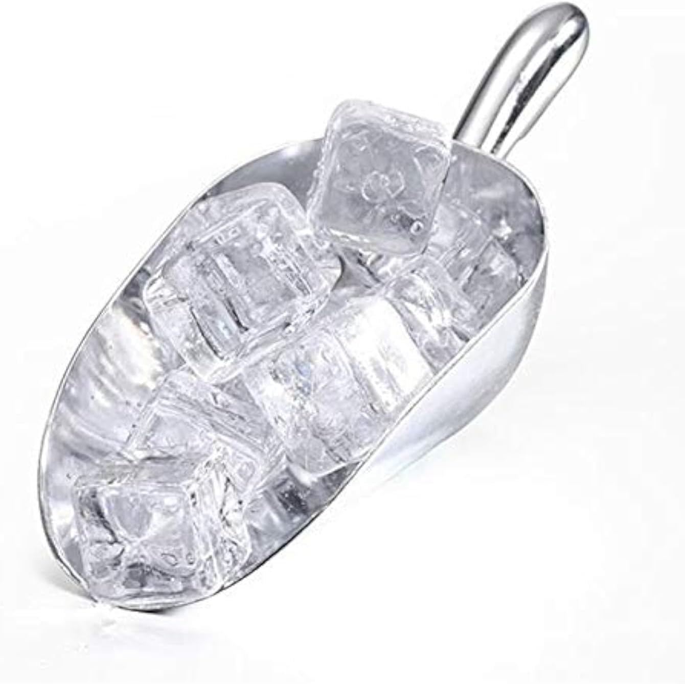 Ice Cube Scoop Cast Aluminum Shovel Scoops Multipurpose Kitchen Spoon ...
