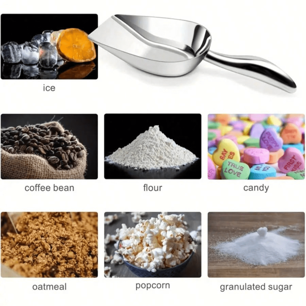 Ice Cube Scoop,Multipurpose Kitchen Spoon,For Ice Maker Freezer Coffee ...