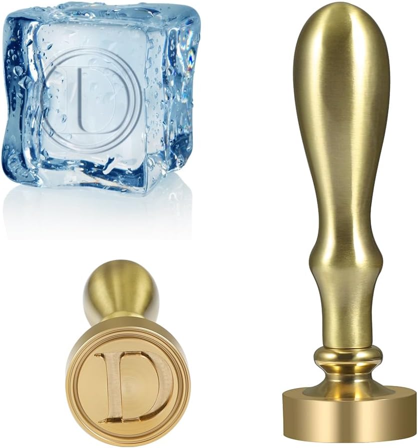 Ice Cube Stamp for Cocktails, Brass Head with Handle, Branding for ...