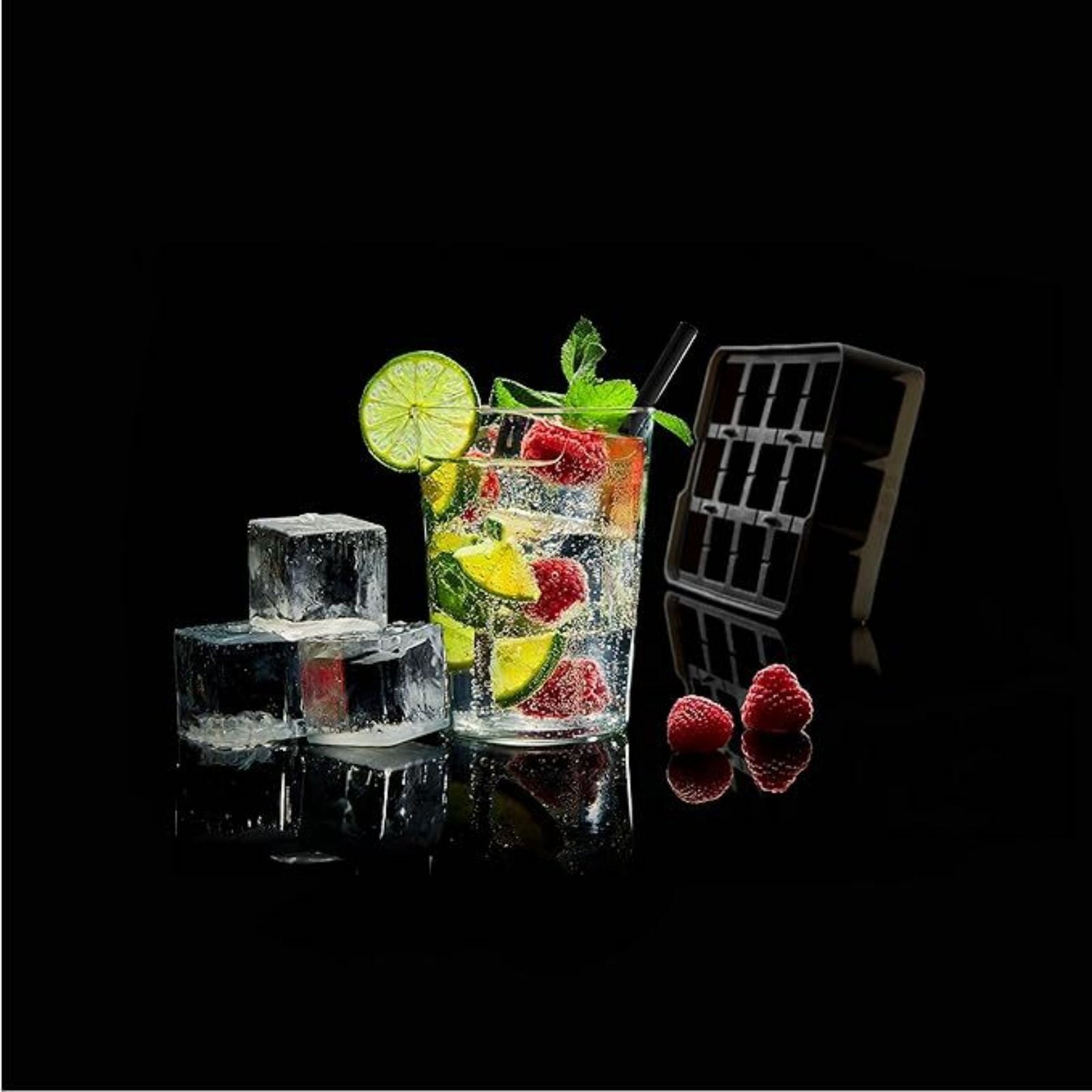 Ice Cube Tray Ice Cubes Tray Pack Of 4 Siliconeice Cubes Trays with A ...