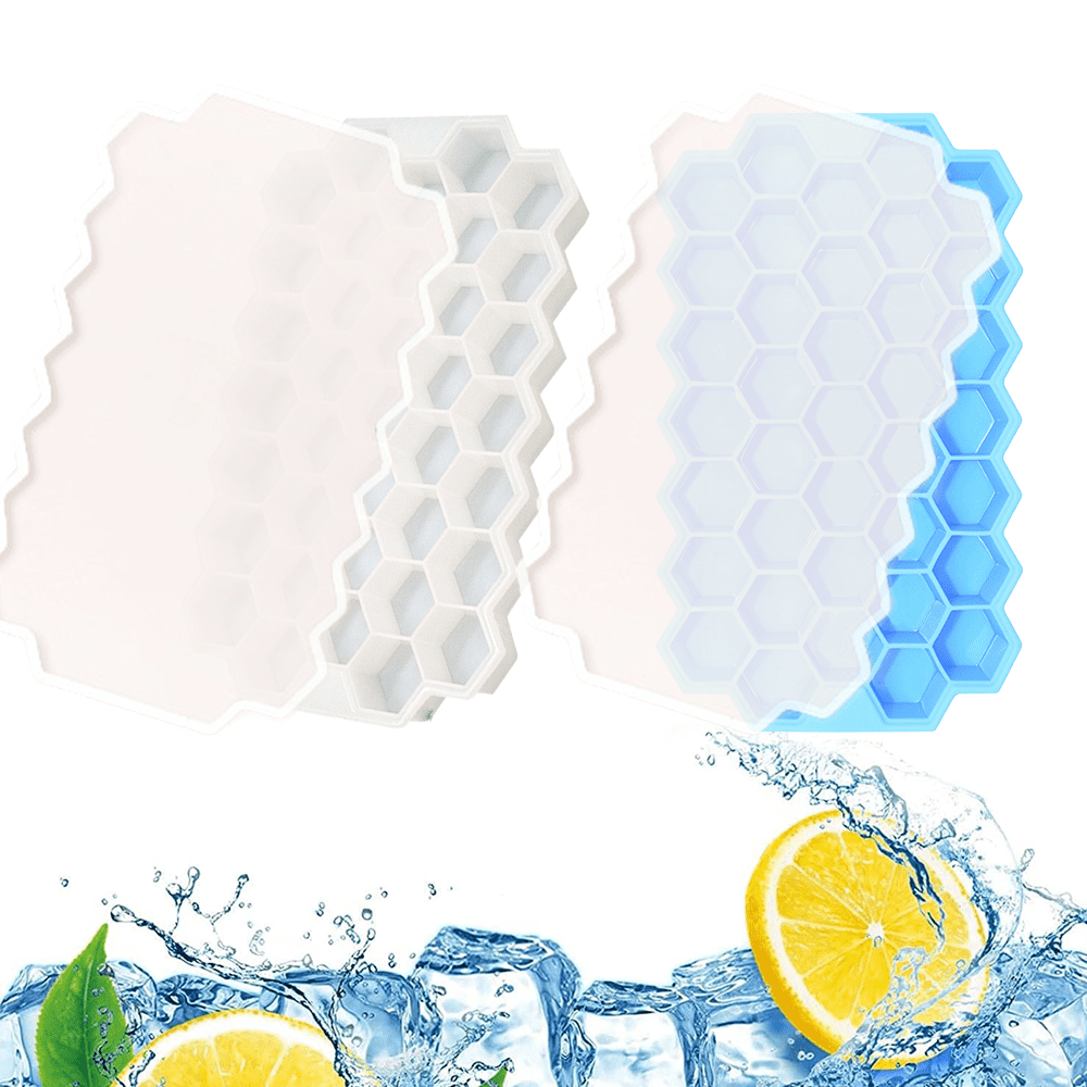 Ice Cube Tray, Flexible, Stackable Ice Cube Tray.ice trays for Whiskey ...