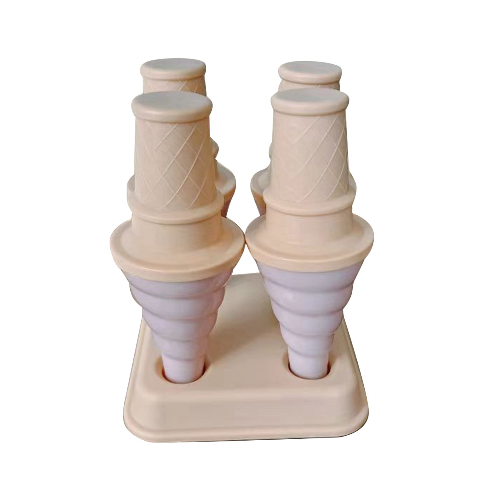 Ice Cube Tray,Ice Cream Molds with Sticks for Summer Fun 4 Individual ...