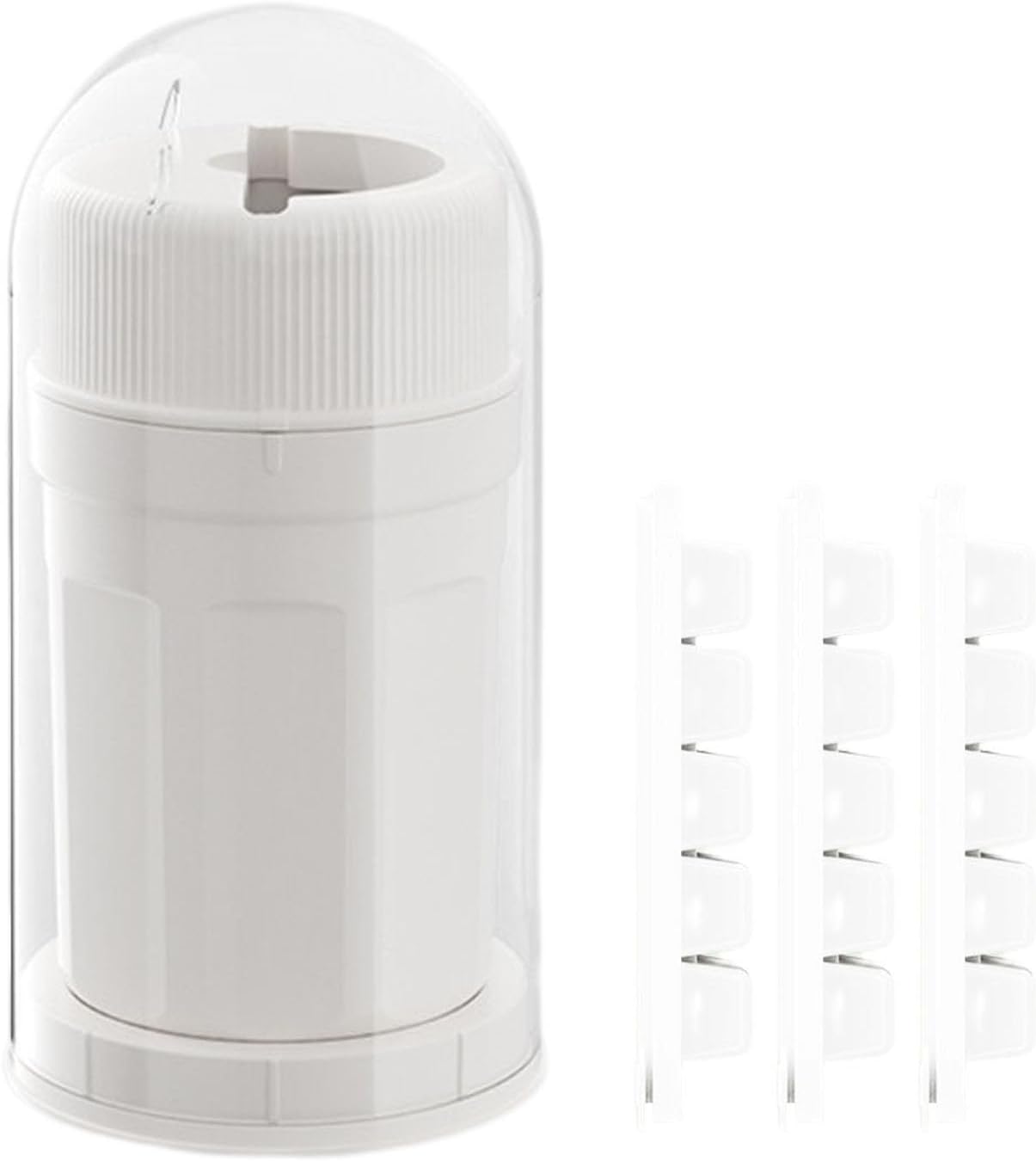 Ice Cube Tray Kit with Lid Stackable Ice Cubes Molds for Freezer Easy ...