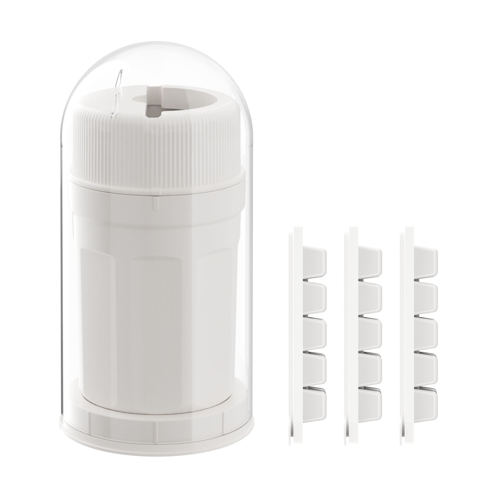 Ice Cube Tray Kit with Lid Stackable Ice Cubes Molds for Freezer Easy ...