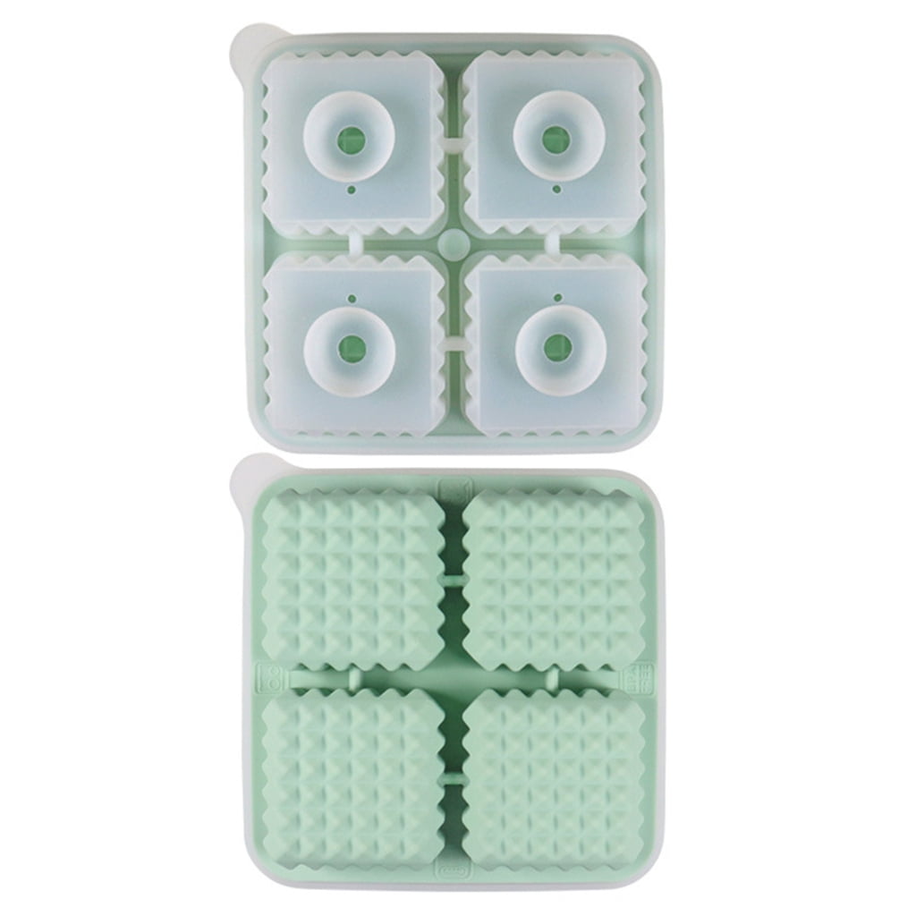 Ice Cube Tray Large Size Ice Makered Square Round Ice Cube Maker for ...