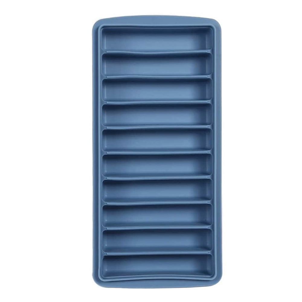 Ice Cube Tray, Long Ice Stick Tray Silicone with Lid, Rectangular ...