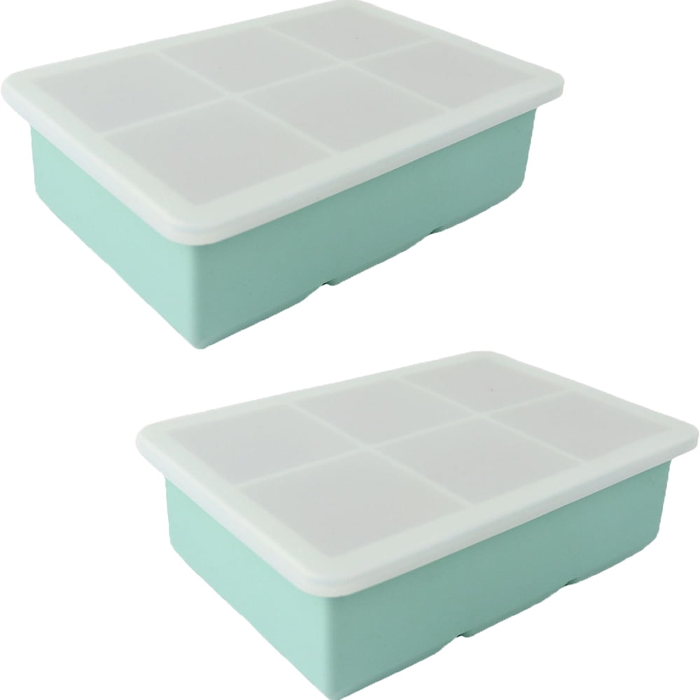 Ice Cube Tray Mold - Makes shaped Ice Cubes - green - Walmart.com