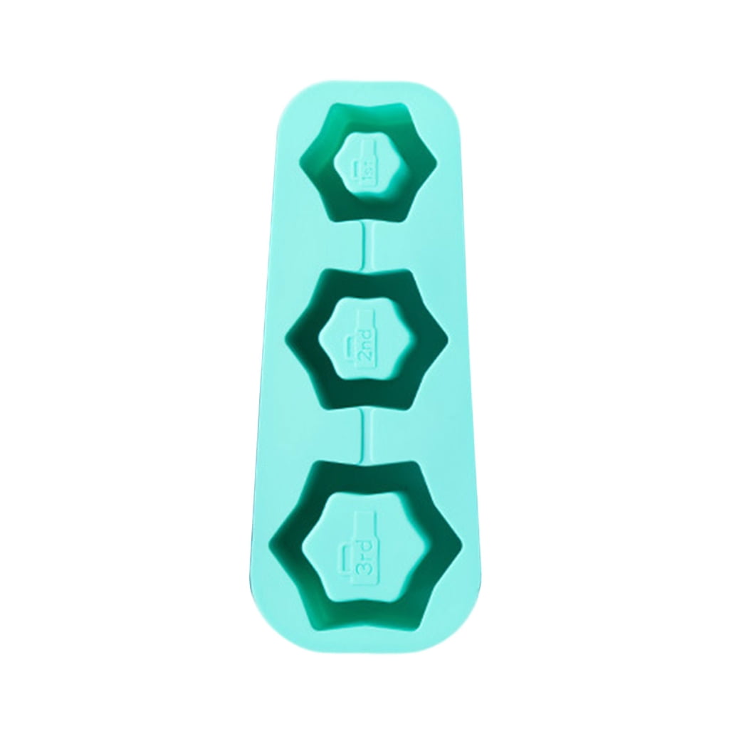 Ice Cube Tray Moulds for Insulated Cups 3 Part Ice Container User ...