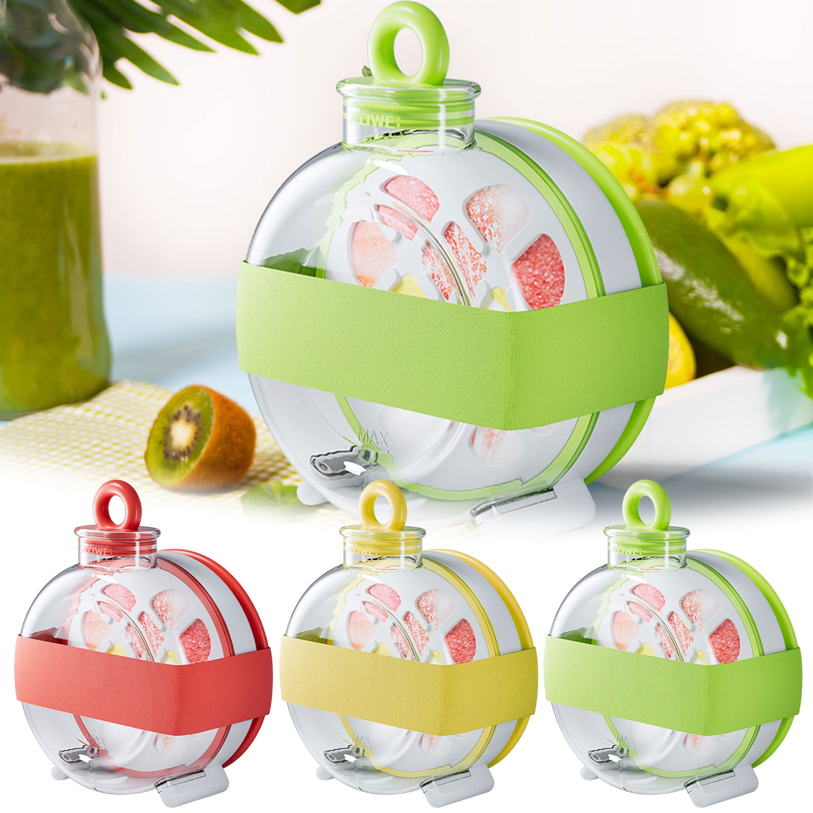 Ice Cube Tray with Press Release Mechanism | Food Grade Plastic Ice ...