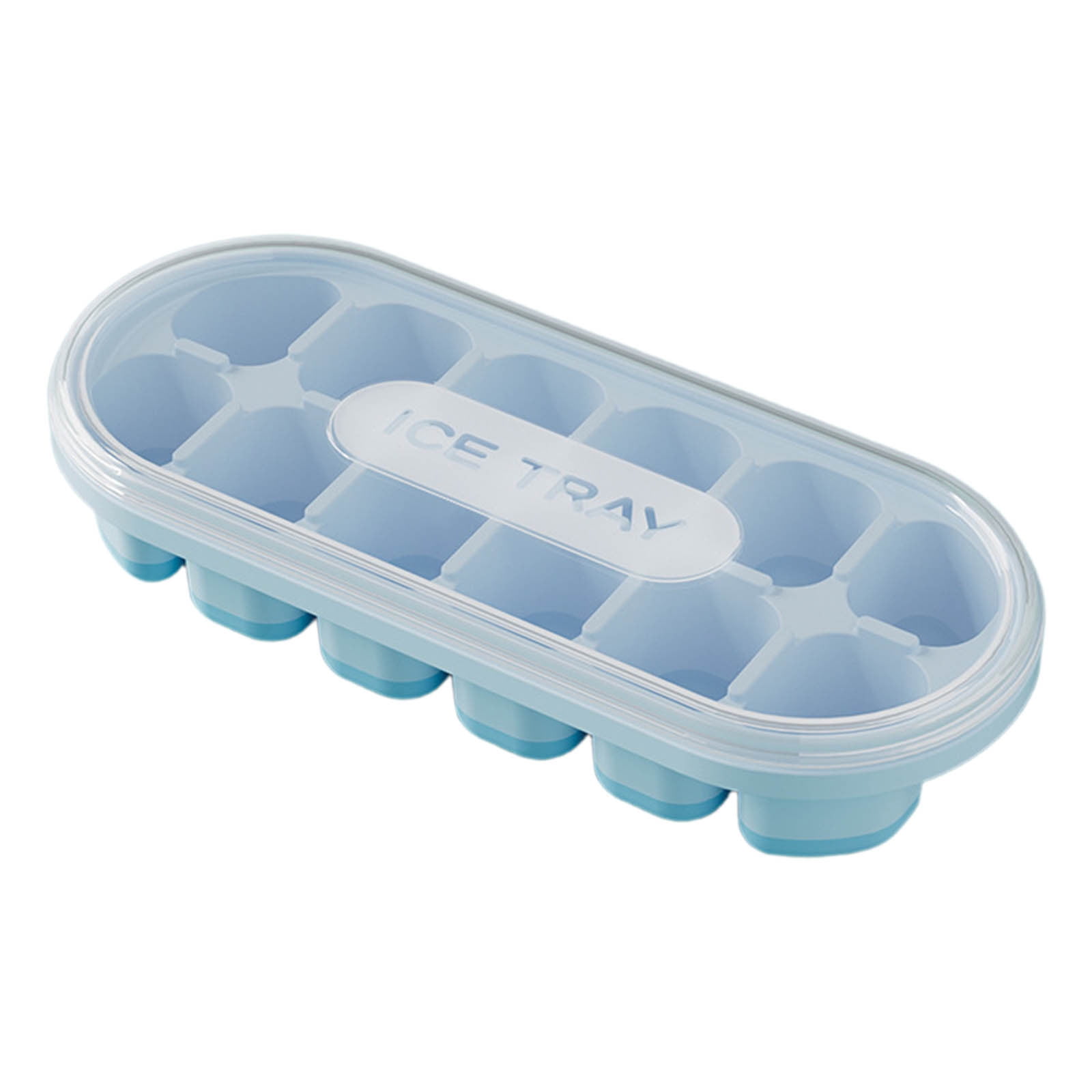 Ice Cube Tray for Freezer Reusable Ice Cubes Bin with Lid Ice Cube Mold ...