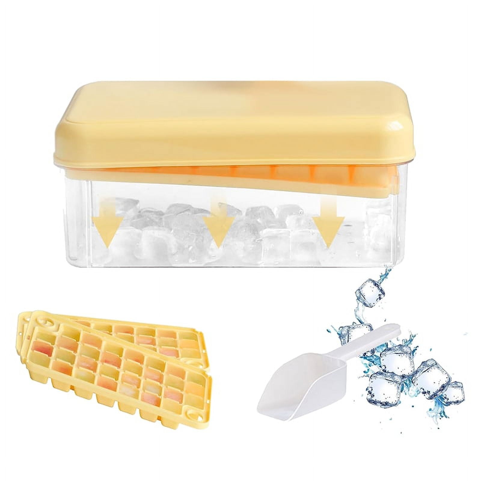 Ice Cube Tray with Lid Ice Trays for Freezer Ice Maker Mold with ...