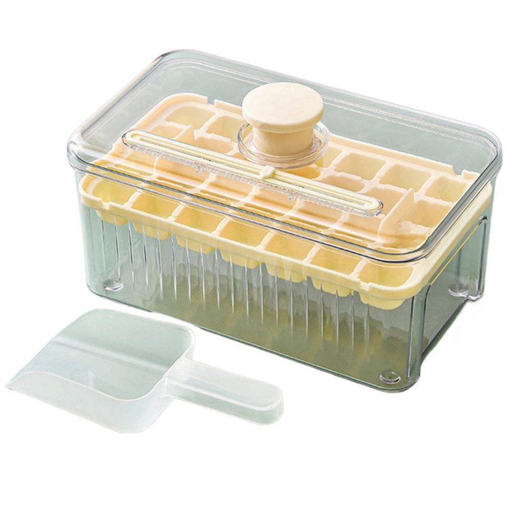 Ice Cube Tray with Lid Party Bar Ice Cube Maker Mould Ice Storage Box ...