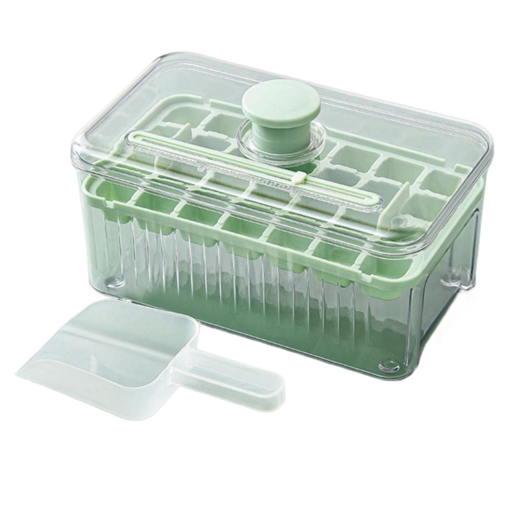 Ice Cube Tray with Lid Party Bar Ice Cube Maker Mould Ice Storage Box ...