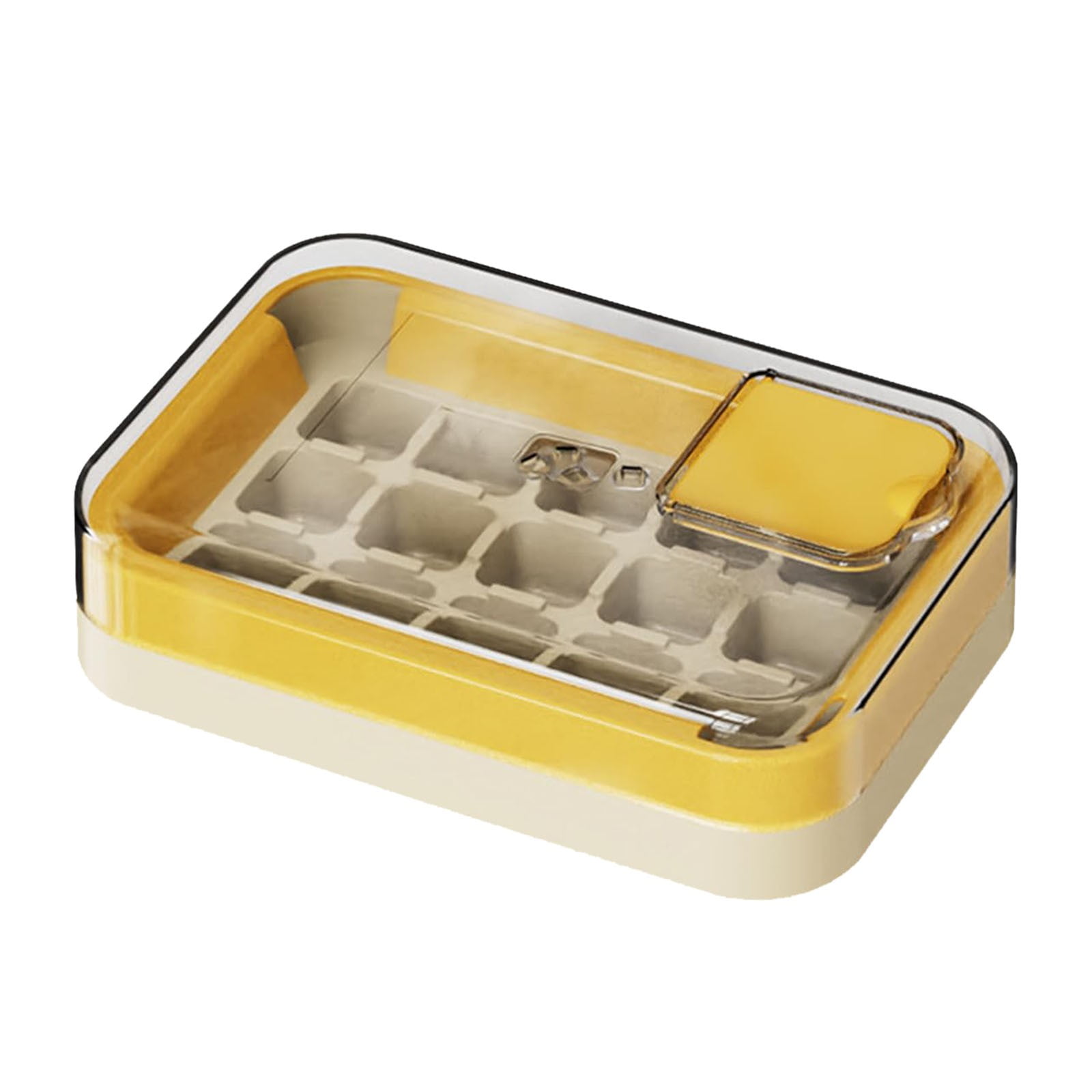 Ice Cube Tray with Lid and Container C, Pack of 15, BPA-Free, Food ...