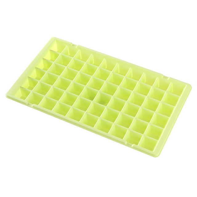 Ice Cube Trays for Freezer with Lid, Plastic Thickening 60 Lattice ...