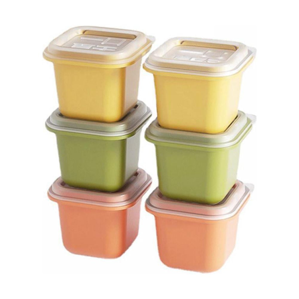 Ice Cube Trays and Ice Cube Storage Container Set With Airtight Locking ...