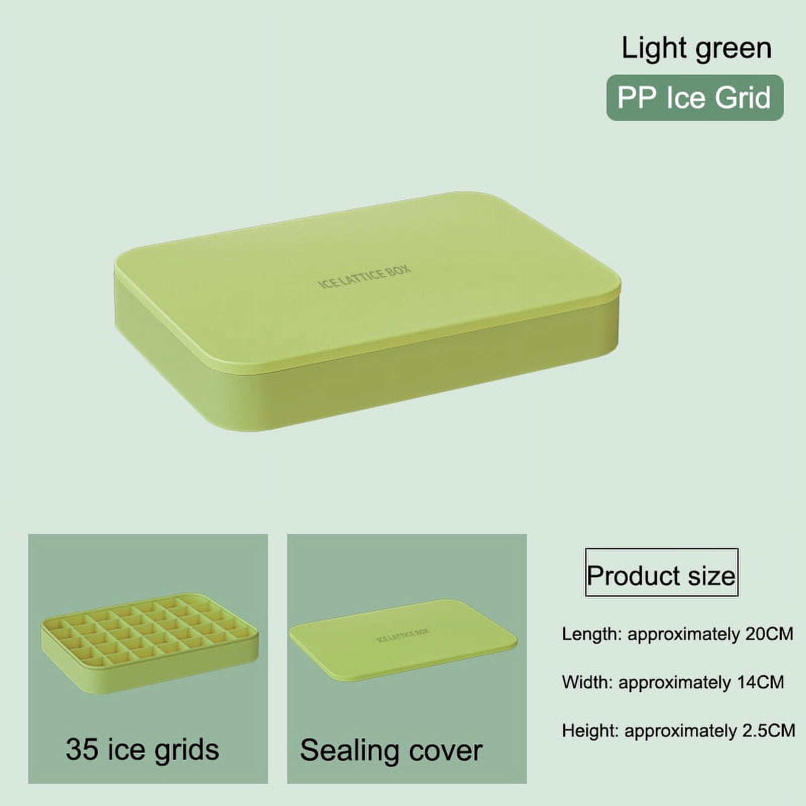 Ice Cube Trays With Lid & Bin Round Ice Mold Making,Ice Cube Tray ...