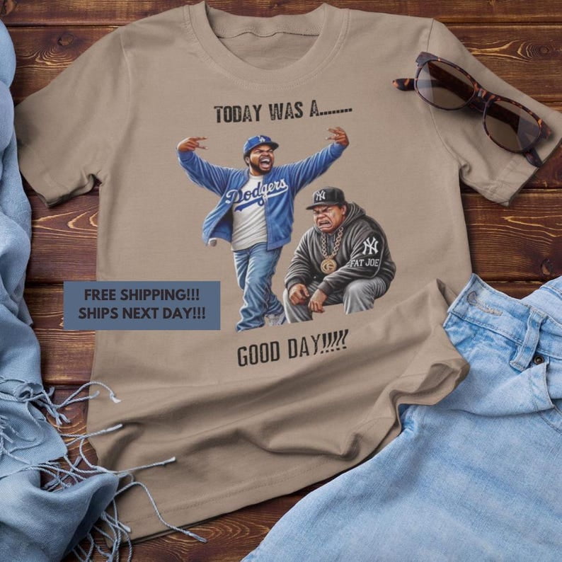 Ice Cube vs Fat Joe Rap Battle T-Shirt, Hip Hop Rivalry Dodgers Yankees ...