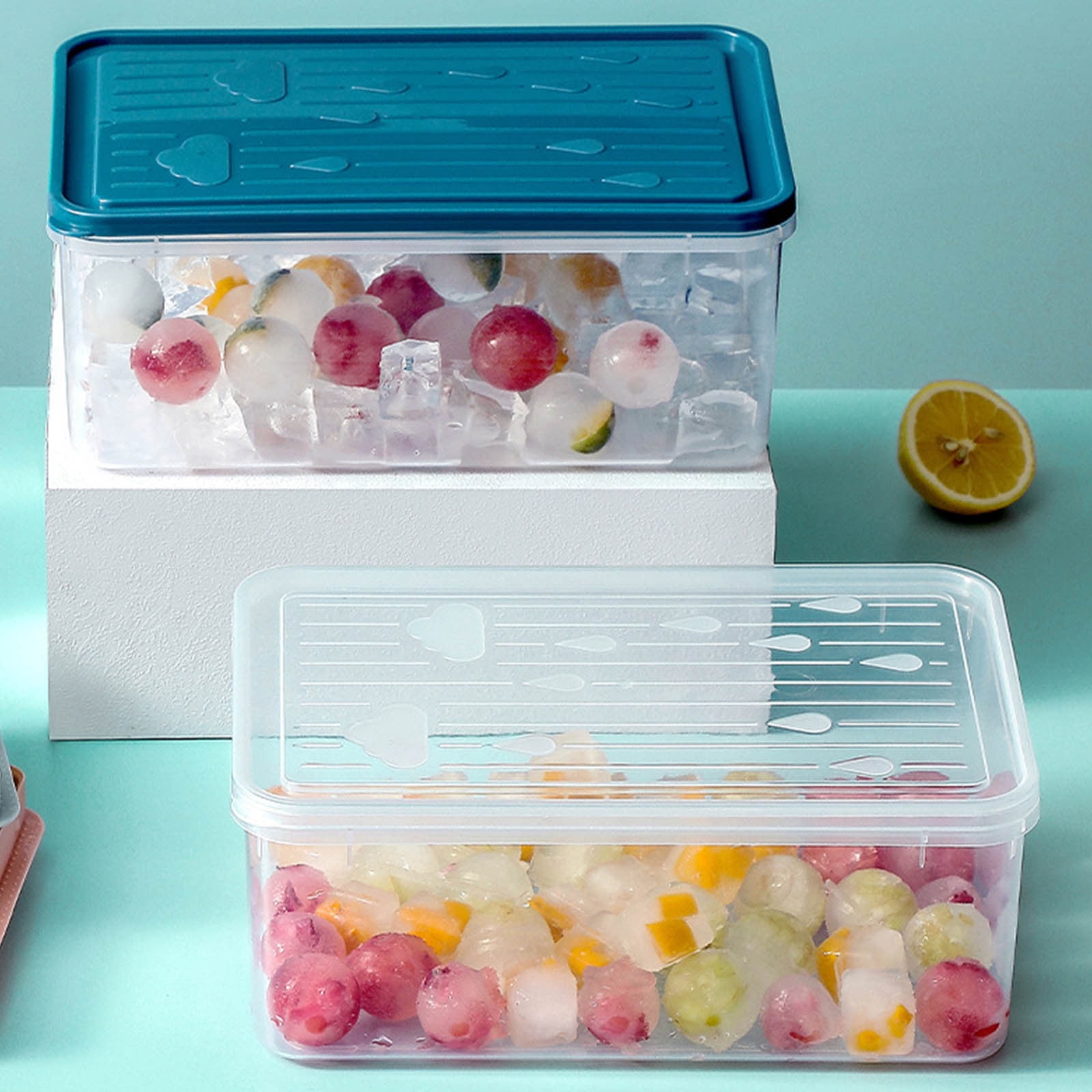 Ice Cubes Mould 66 Ice Container Ice Box Cover Ice Round Ice Block ...