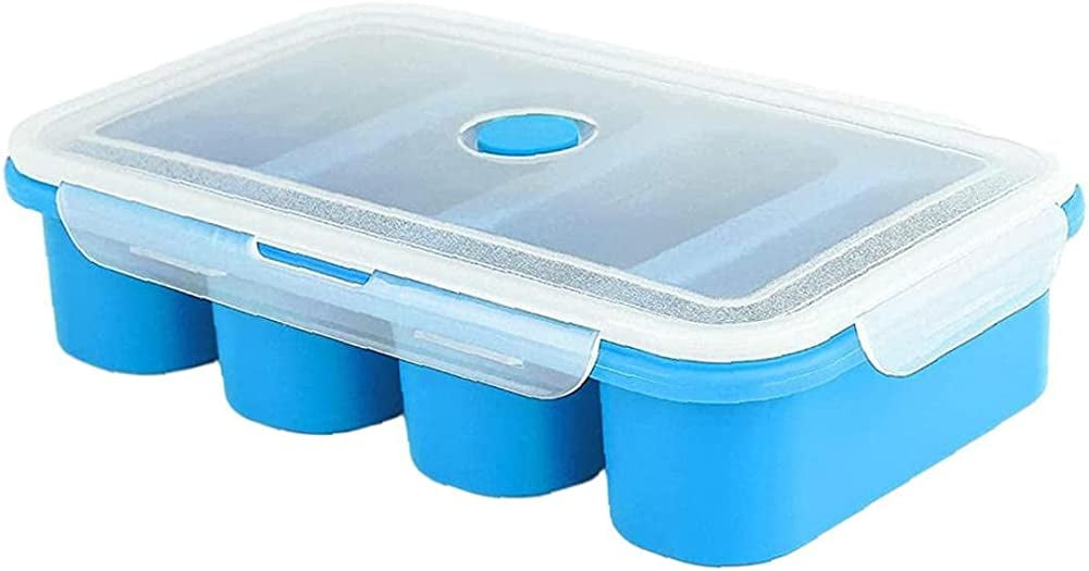 Ice Cubes, Silicone Freezer Trays Extra Large Soup Super Cube Ice Cube ...