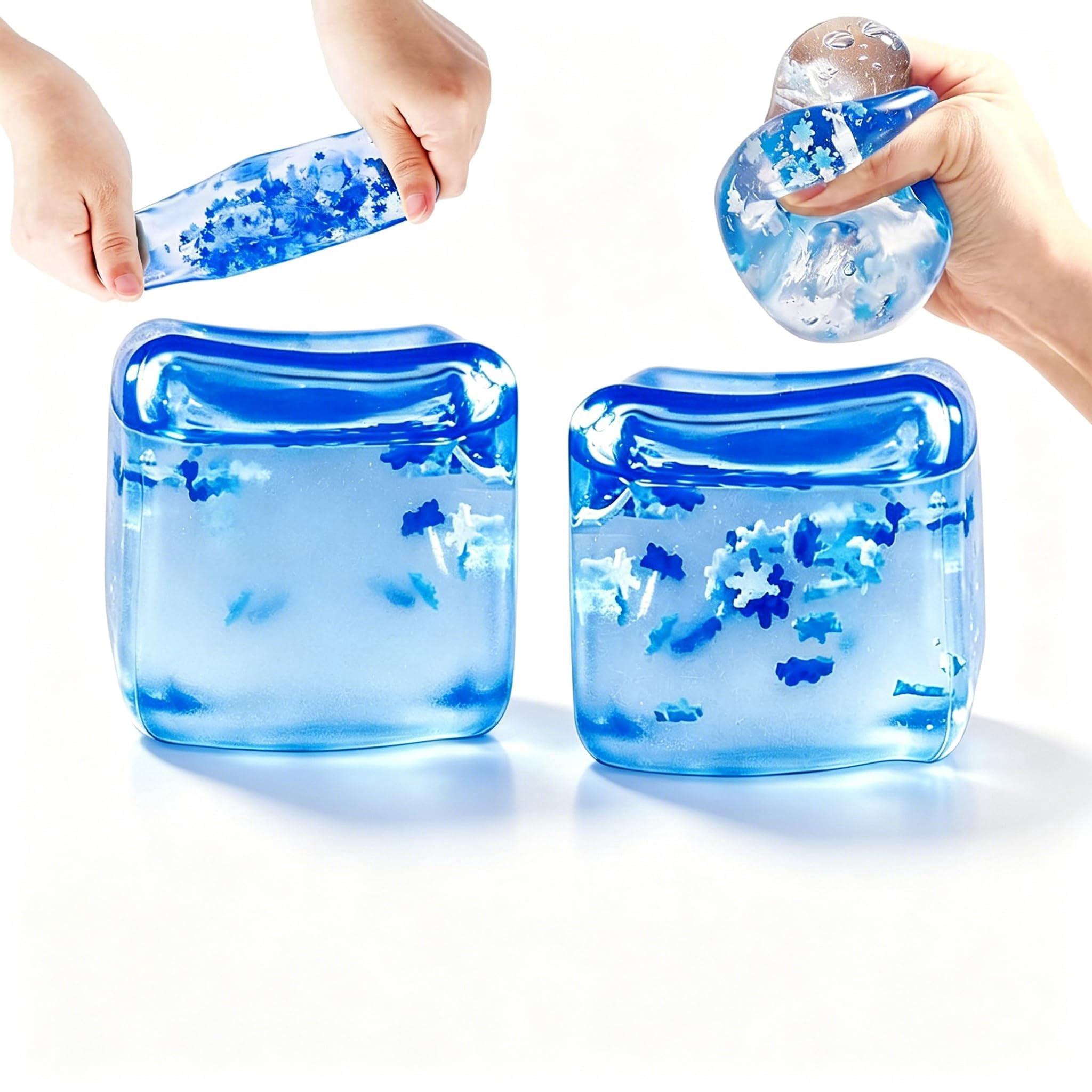 Ice Cubes Stress Balls, Ice Cubes Marine Shells Squishies Slow Rise ...