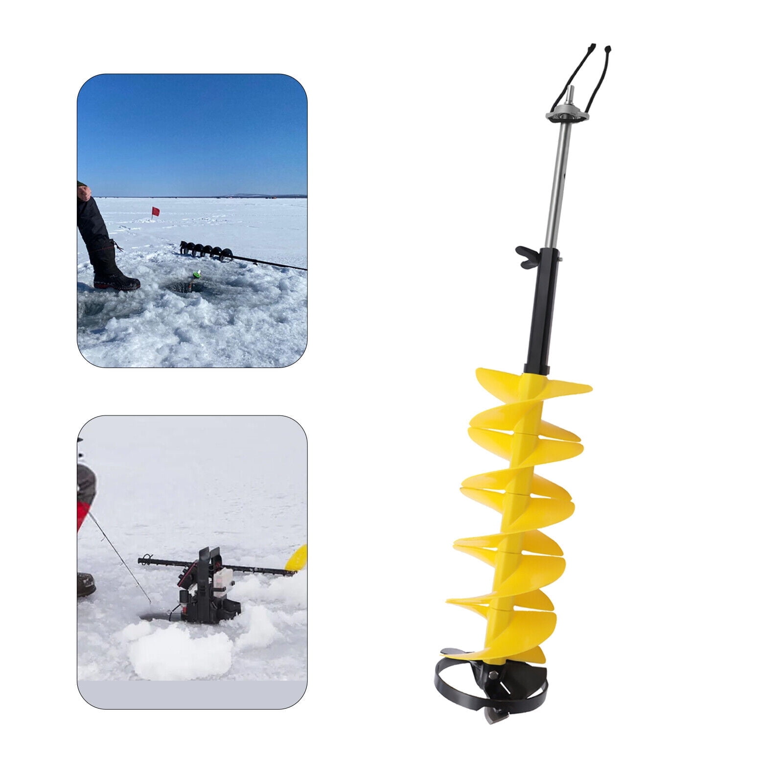 Ice Drill Auger Nylon Ice Auger Bit 8'' Drill Adapter Ice Fishing ...