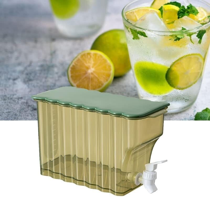 Ice Drinking Water Jug with Faucet, 1 Gallon Drink Dispensers for ...