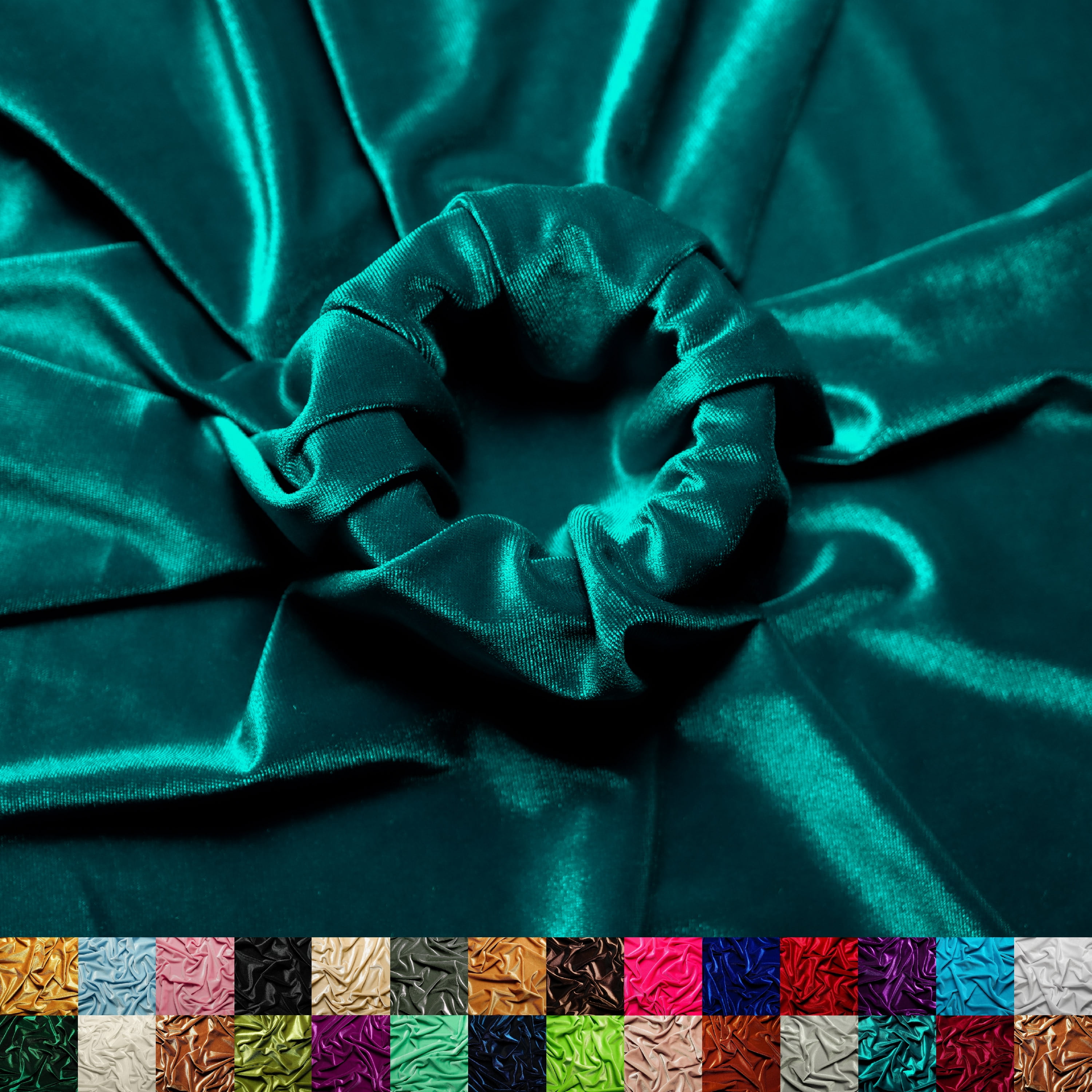 Ice Fabric Stretch Velvet Fabric by the Yard - 60" Wide Soft Stretchy ...