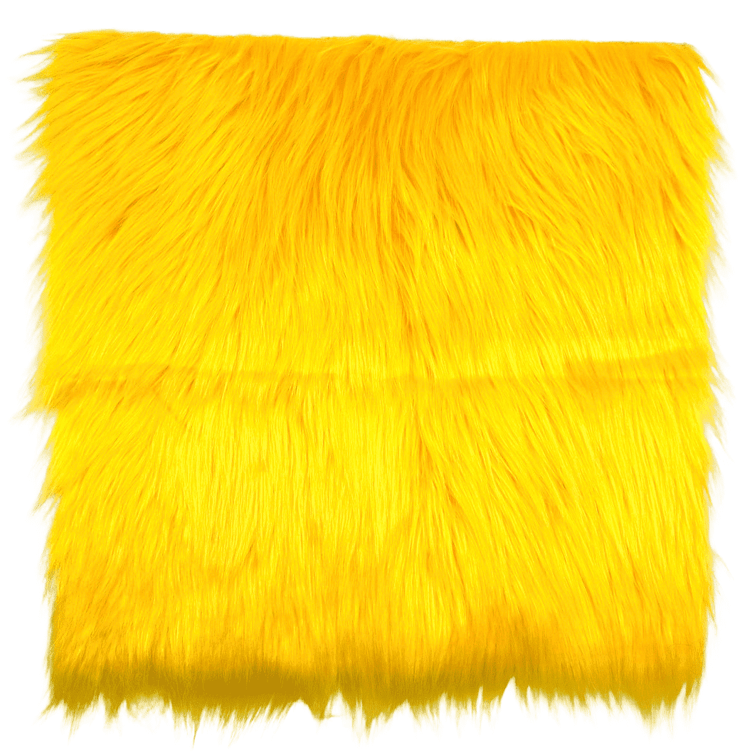 Ice Fabrics Faux Fur Fabric Squares - 14x14 Inches Pre-Cut Craft Fur ...