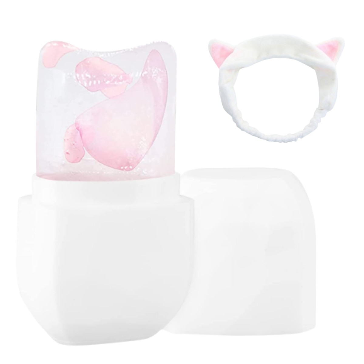 Ice Face Roller Cube Tray for Eye, Neck, Silicone Face Ice Mold ...