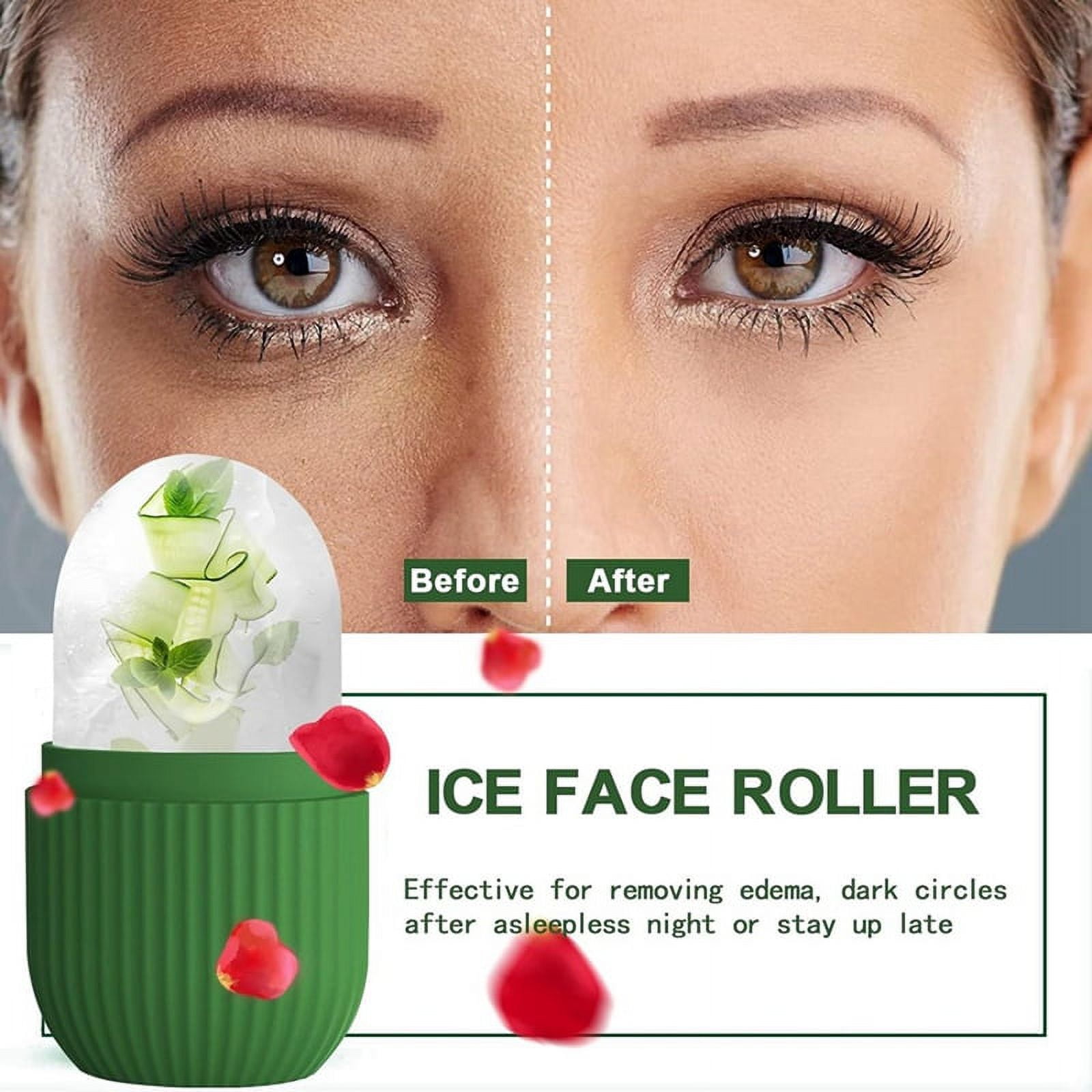 Ice Face Roller Massager,ice-cube for Face,Eyes and Neck Naturally ...