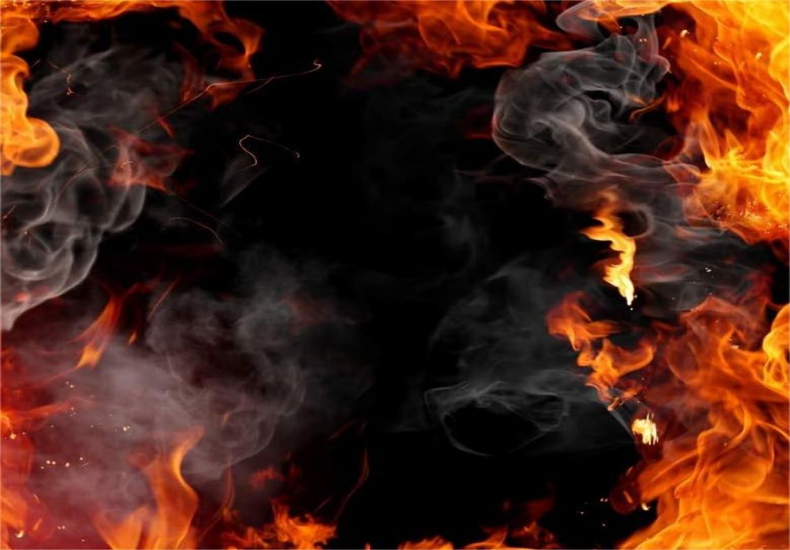 Ice Fire Backdrop Photography Blue Water Red Flame Artistic ...