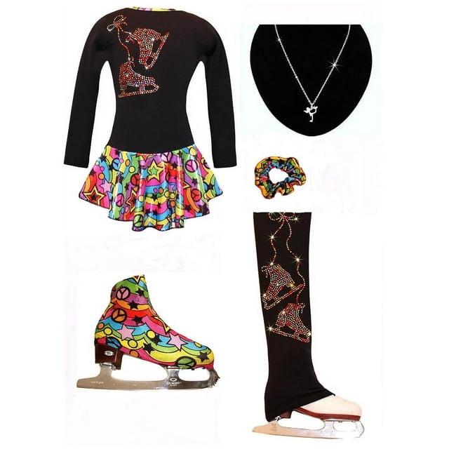 Ice Fire Gift Set for Figure Skating for Girls - Rainbow Skates ...