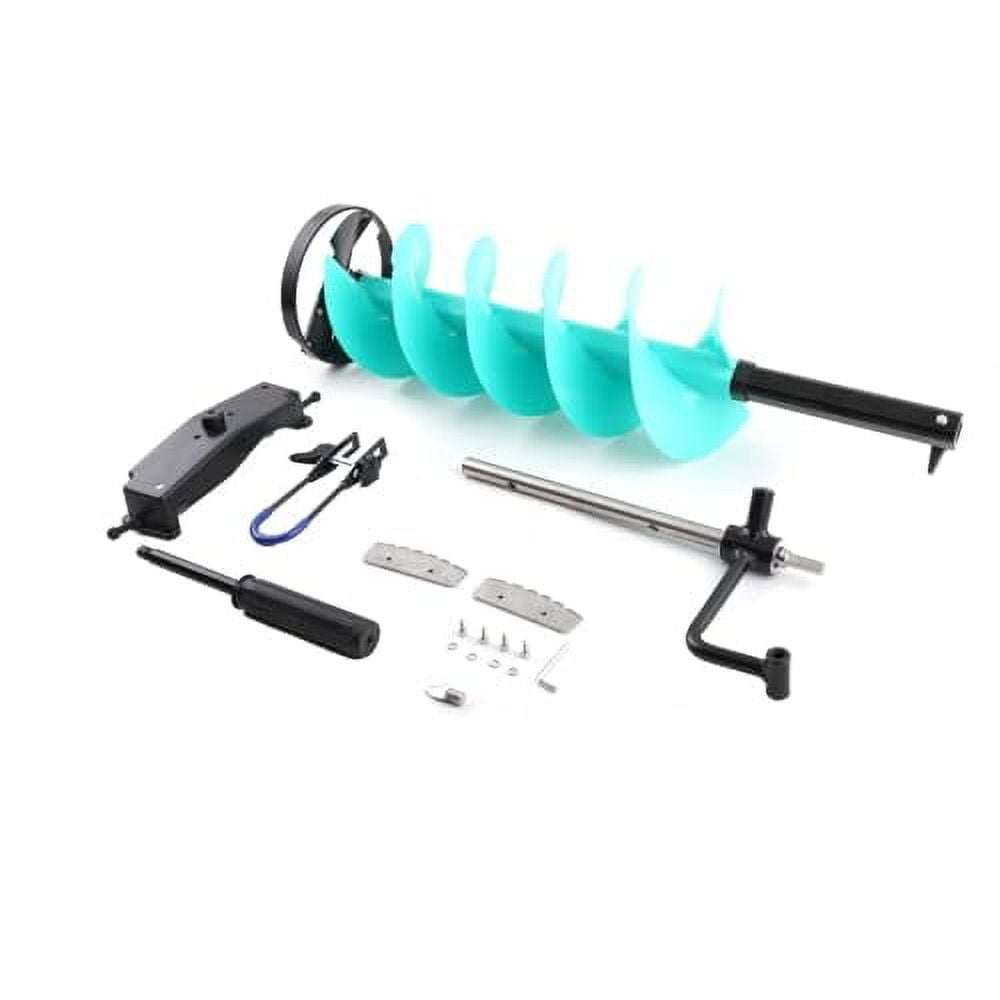 Ice Fishing Auger, 8 Diameter Nylon Ice Auger with Centering Point , 39 ...