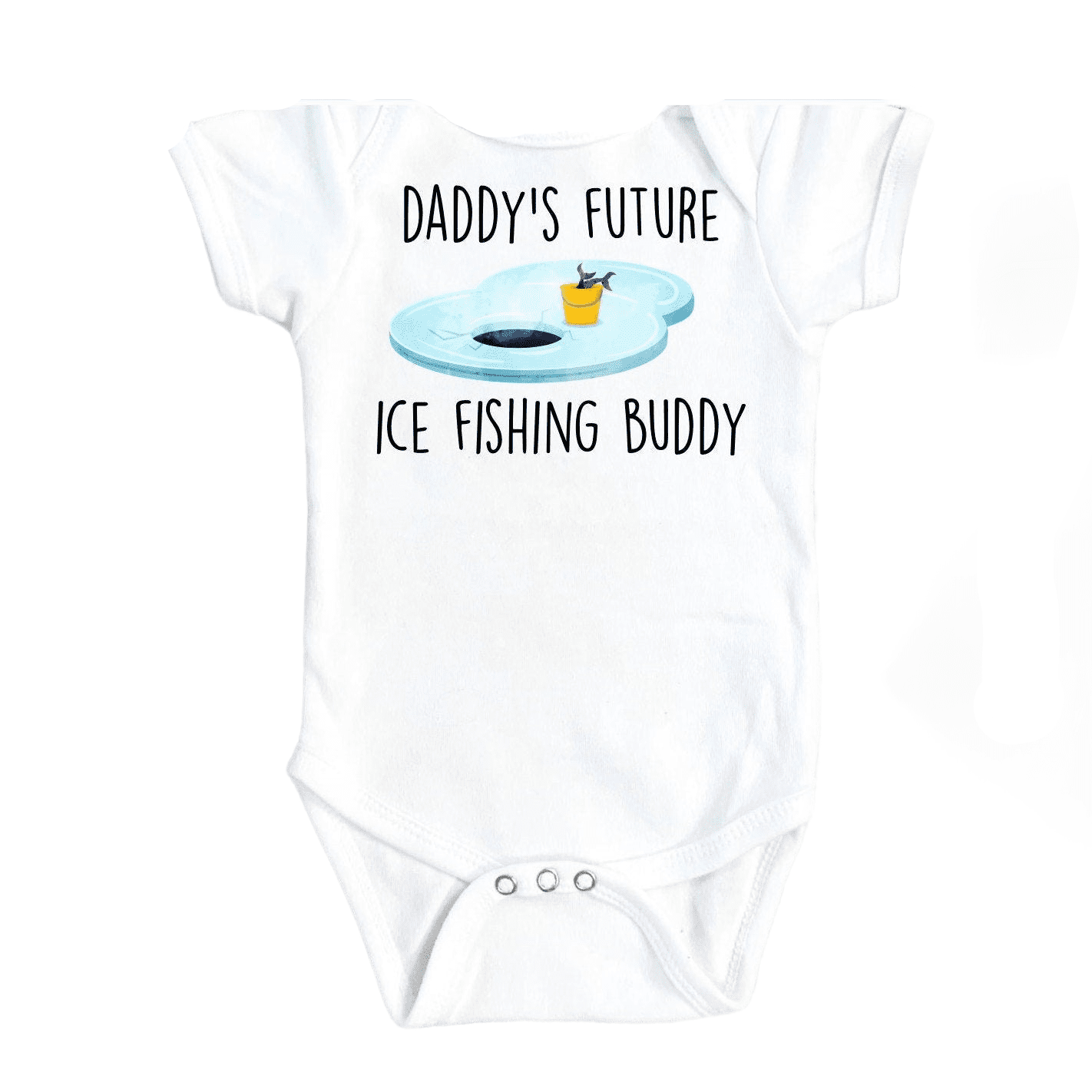 Ice Fishing - Baby Boy Girl Clothes Infant Bodysuit Funny Cute Newborn - Walmart.com