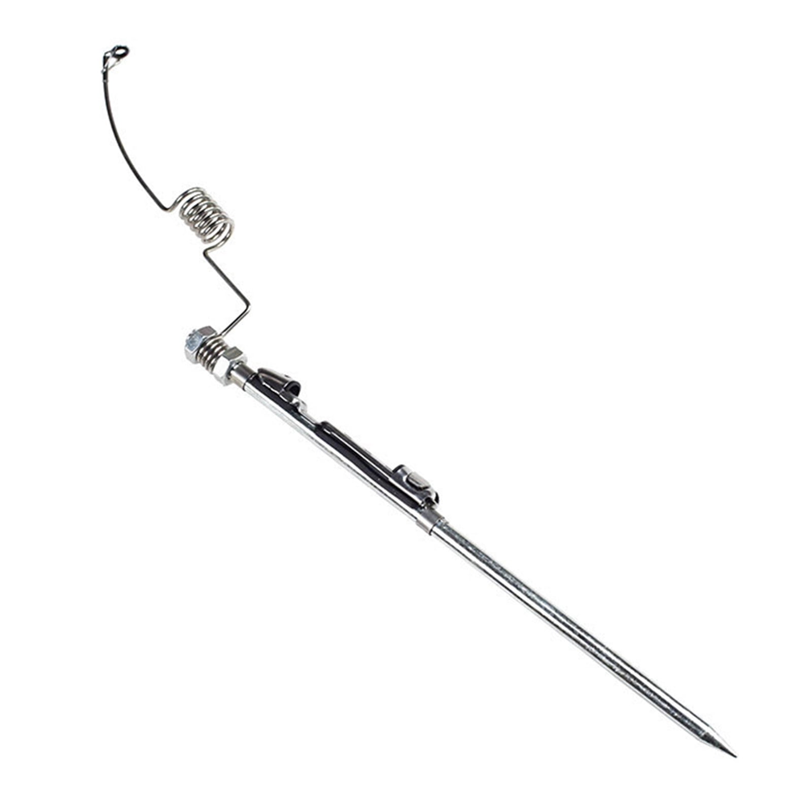 Ice Fishing Rod, Foldable Stainless Ice Fishing Rod with Spring Loaded ...