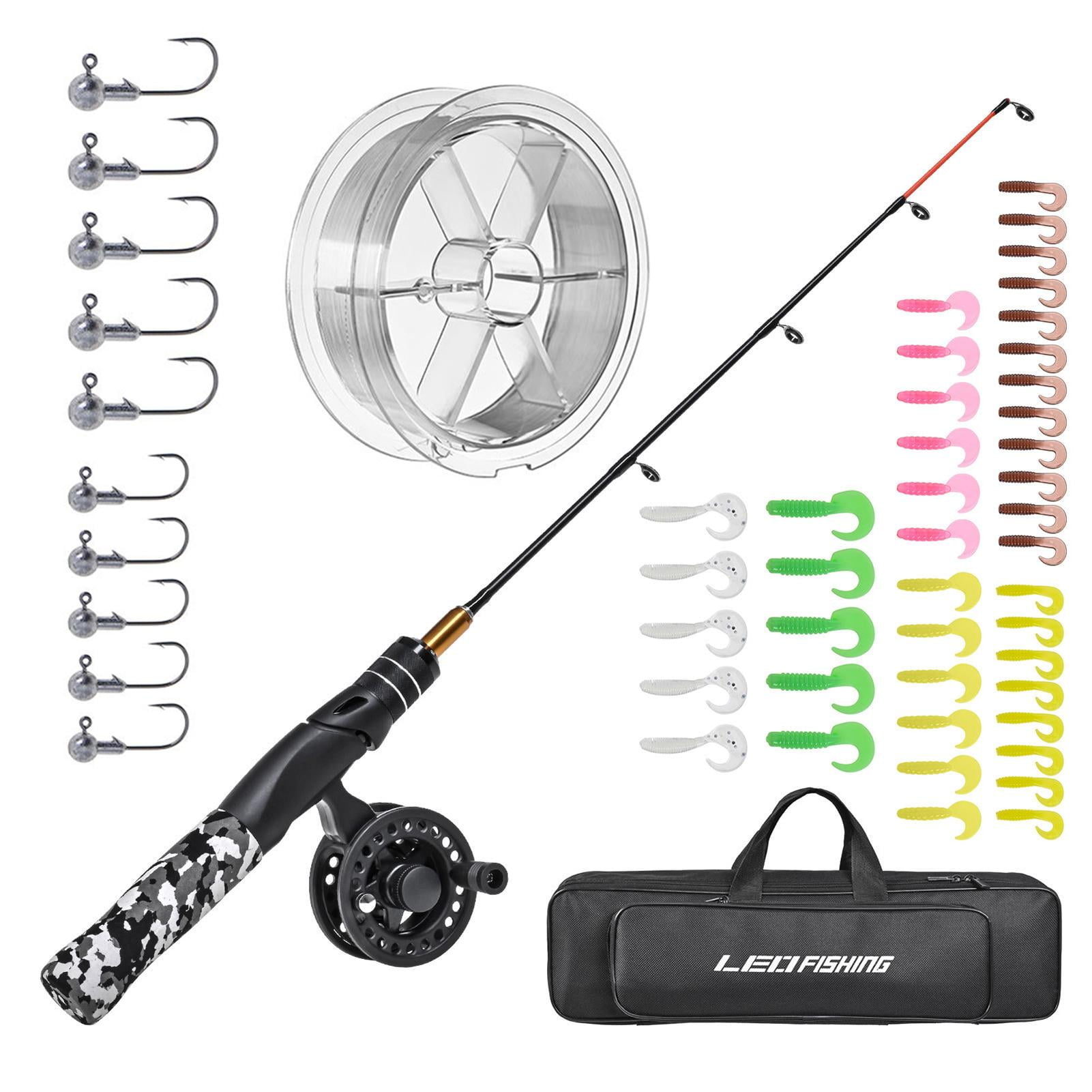 Ice Fishing Rod, Portable Fishing Rods Set, Ultralight Fishing Pole ...