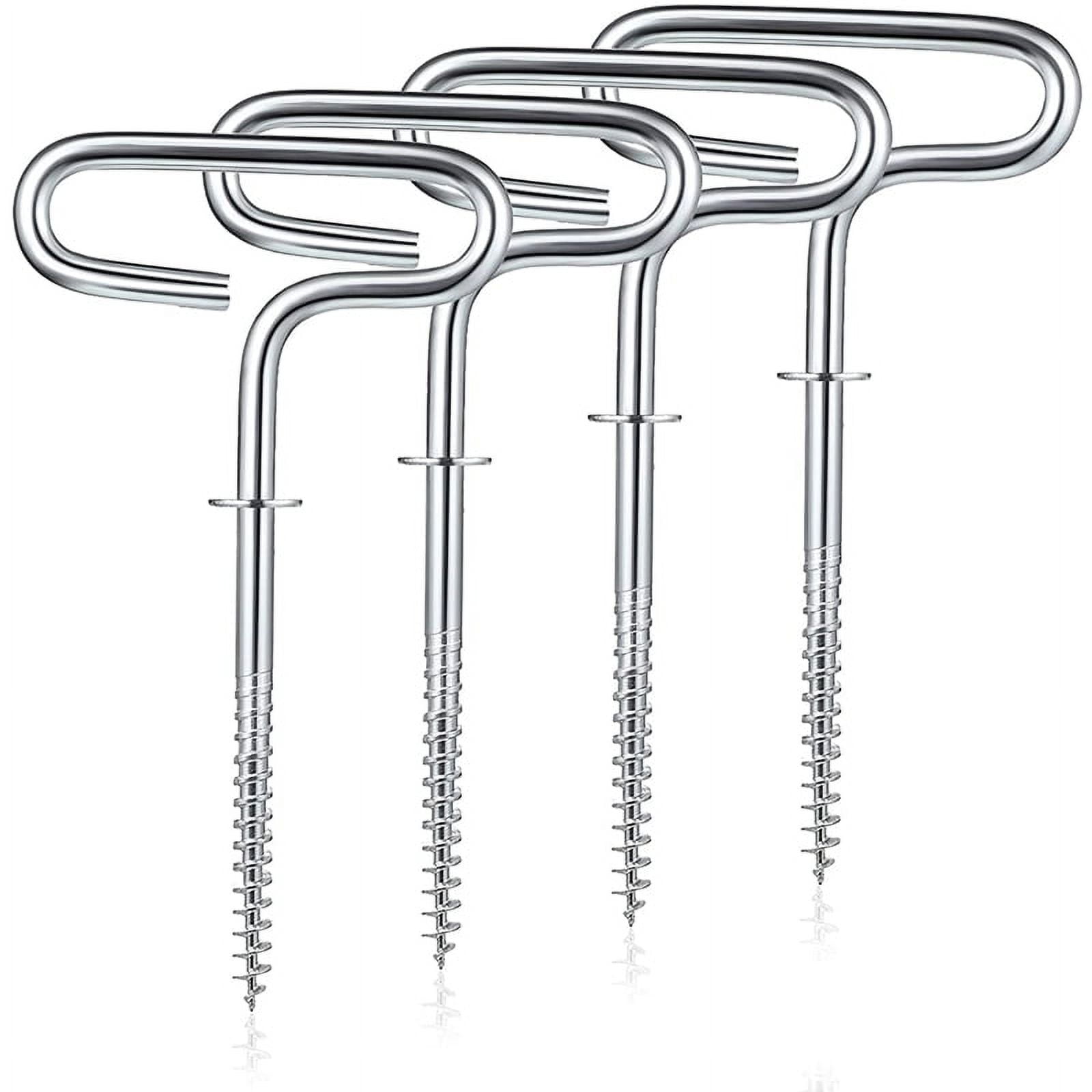 Ice Fishing Shelter Anchor Outdoor Camping Tent Threaded Tent Peg ...