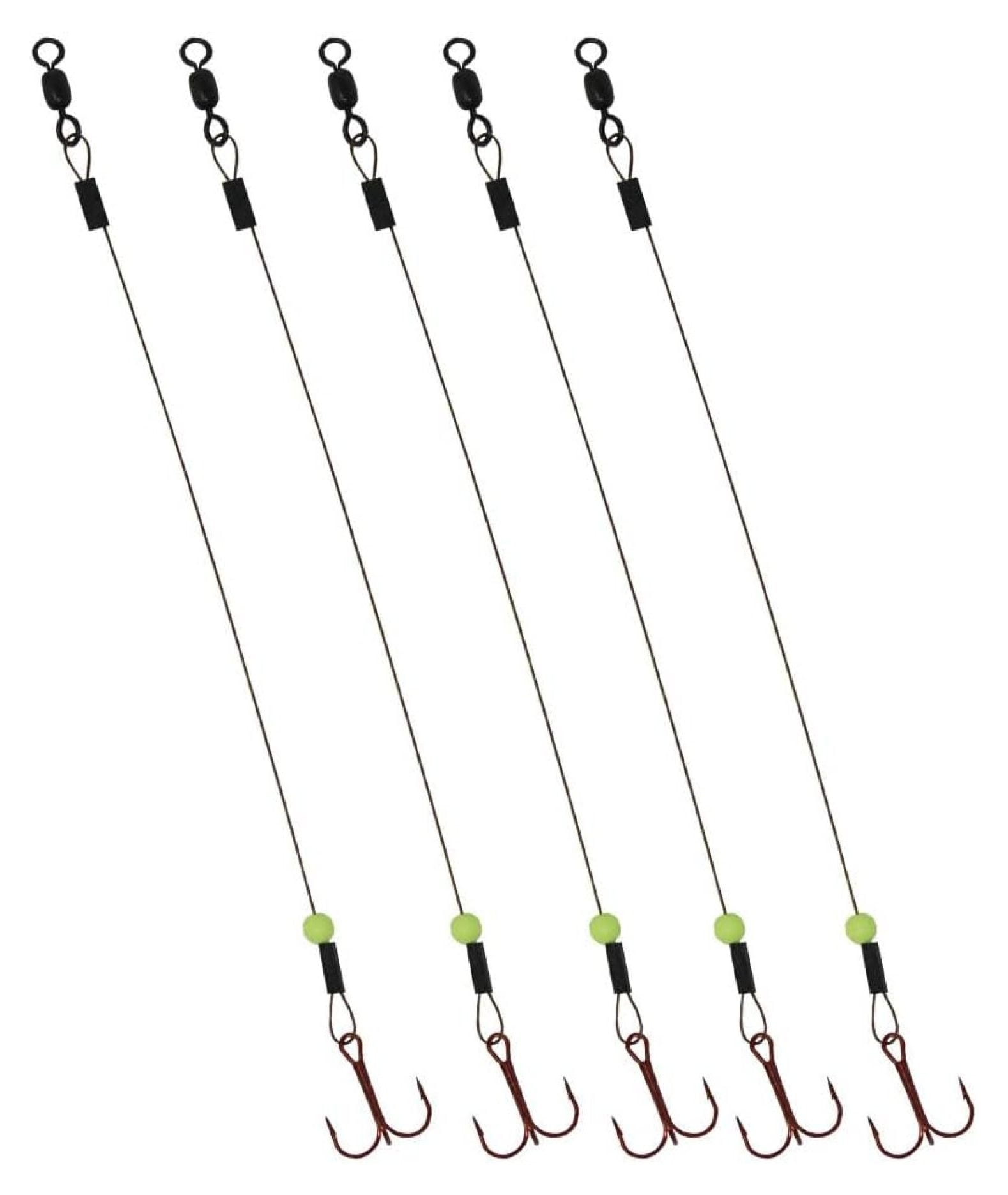 Ice Fishing Tip Up Leader/Rig (90 lb) / Ice Fishing Sucker Walleye Pike ...