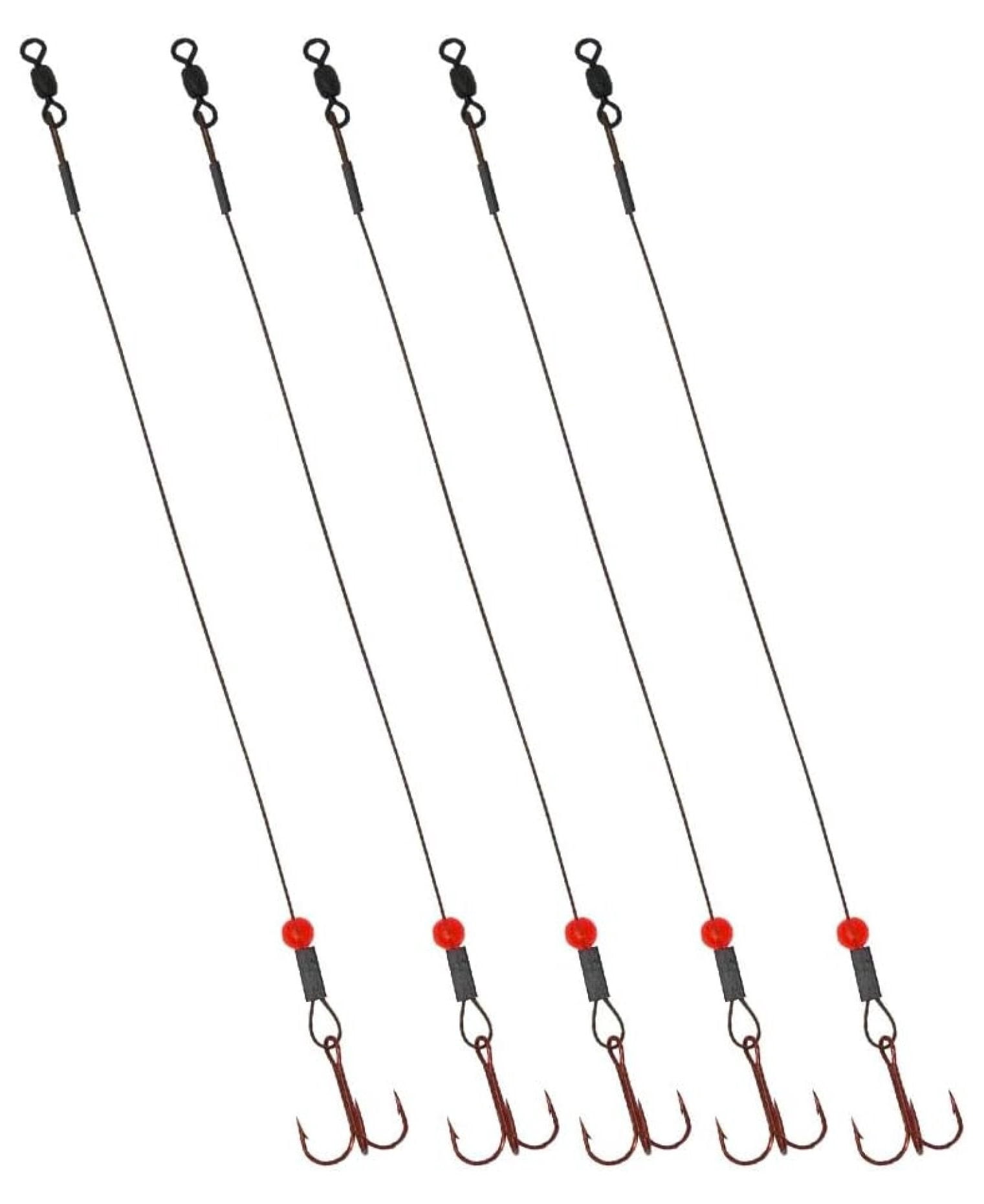 Ice Fishing Tip Up Leader/Rig (90 lb) / Ice Fishing Sucker Walleye Pike ...